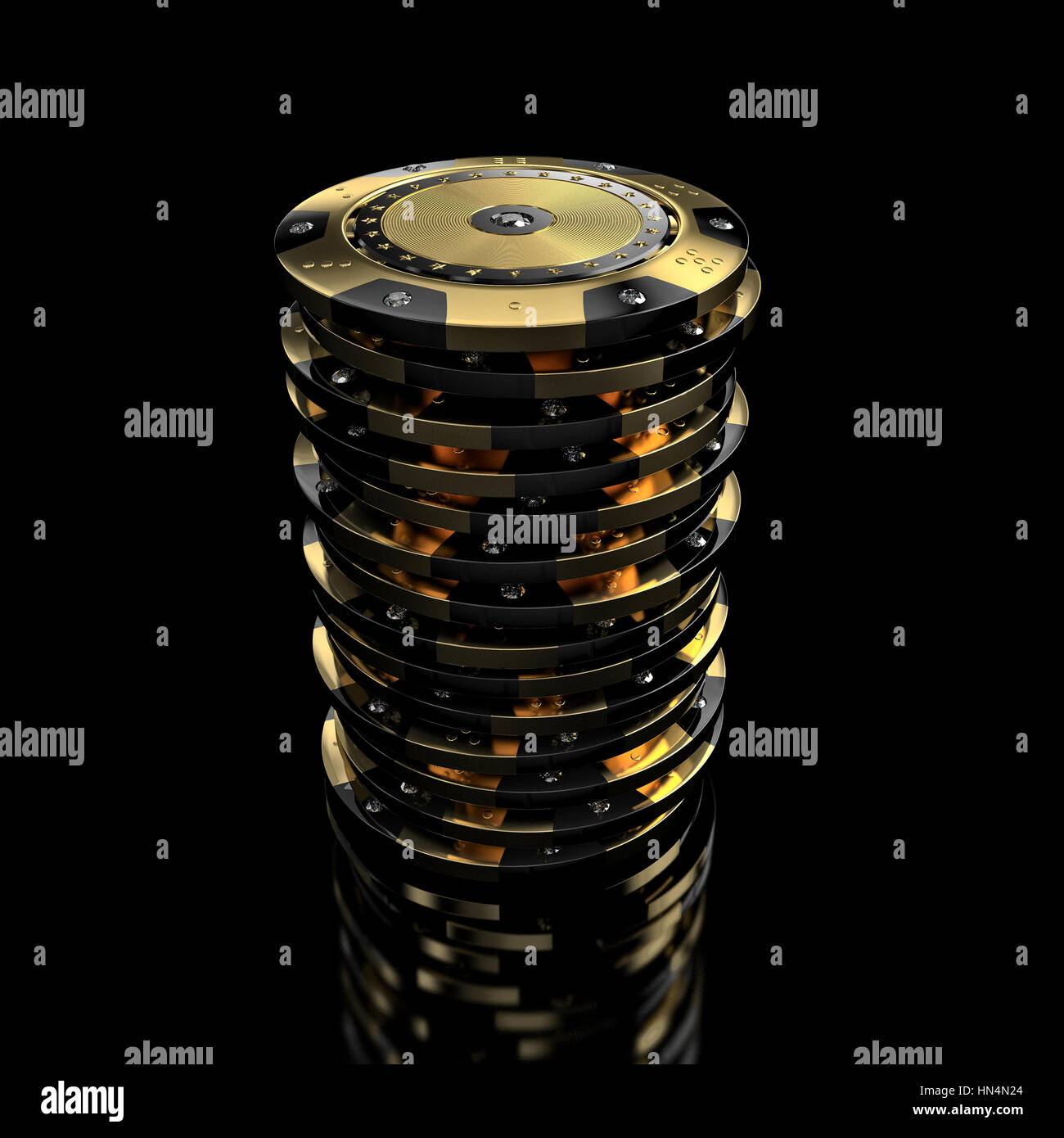 Chip gold diamond hi-res stock photography and images - Alamy