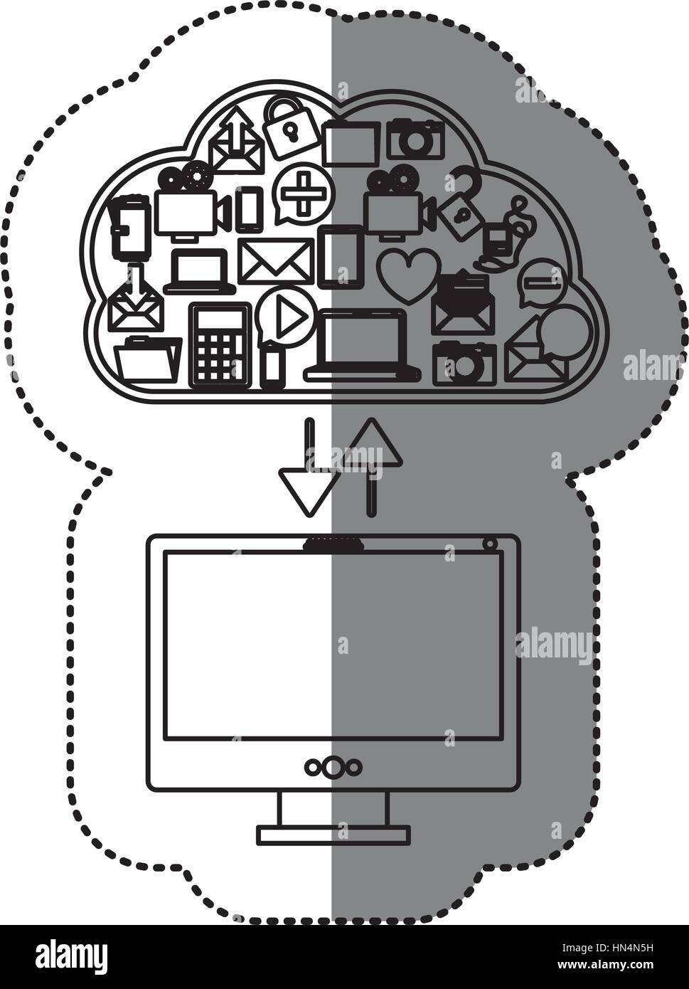 Cloud Computing Technology Stock Vector Image And Art Alamy