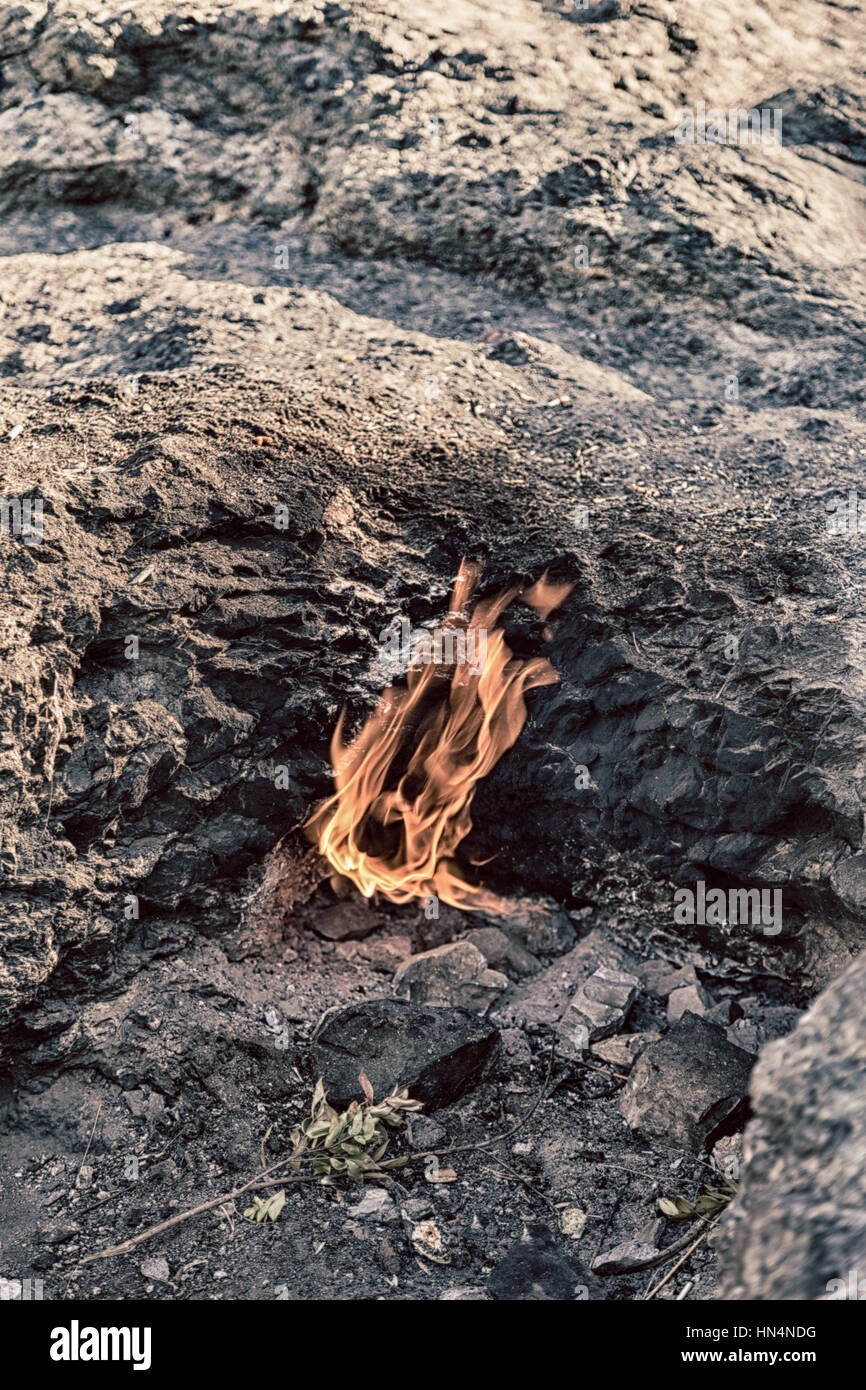 blur in turkey the chimera eternal fire from natural gas in the rocks ...