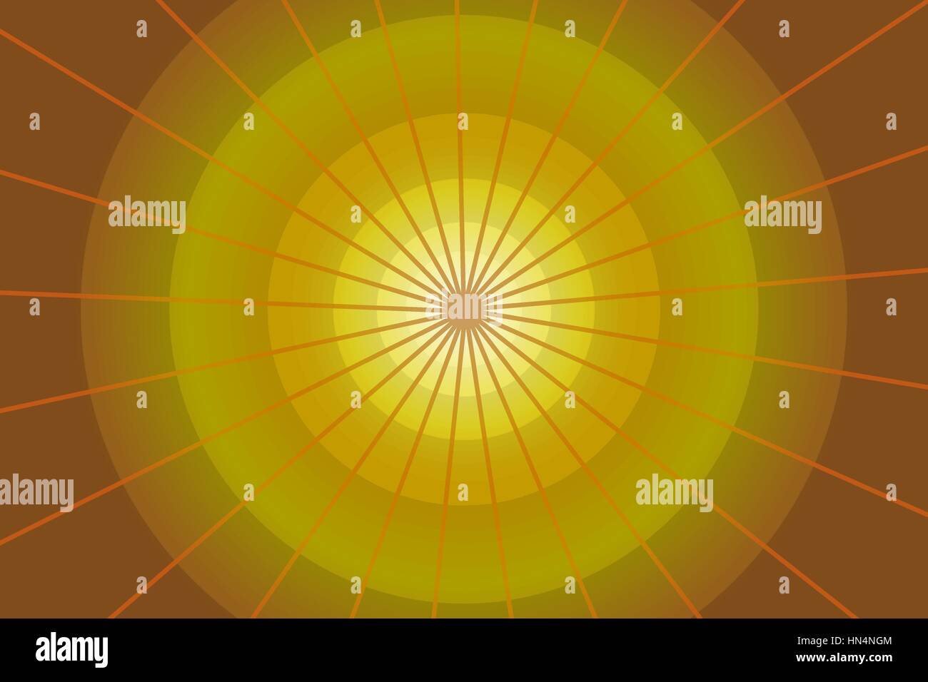 Yellow abstract radial step gradient background, Abstract yellow ...