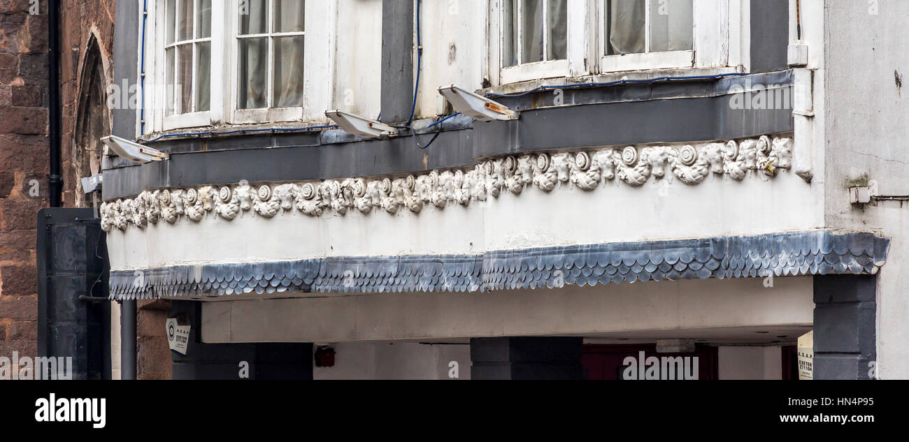 Exeter town centre ornate shop front Stock Photo - Alamy