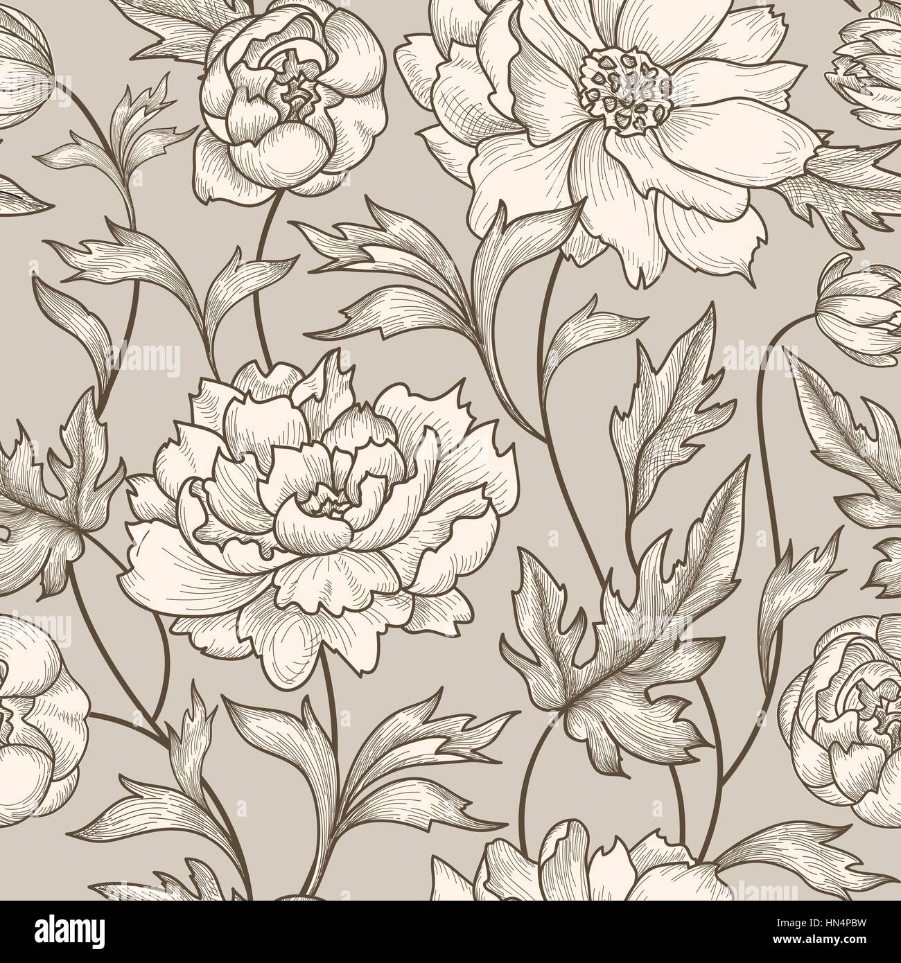 Floral seamless pattern. Flower background. Floral seamless texture ...