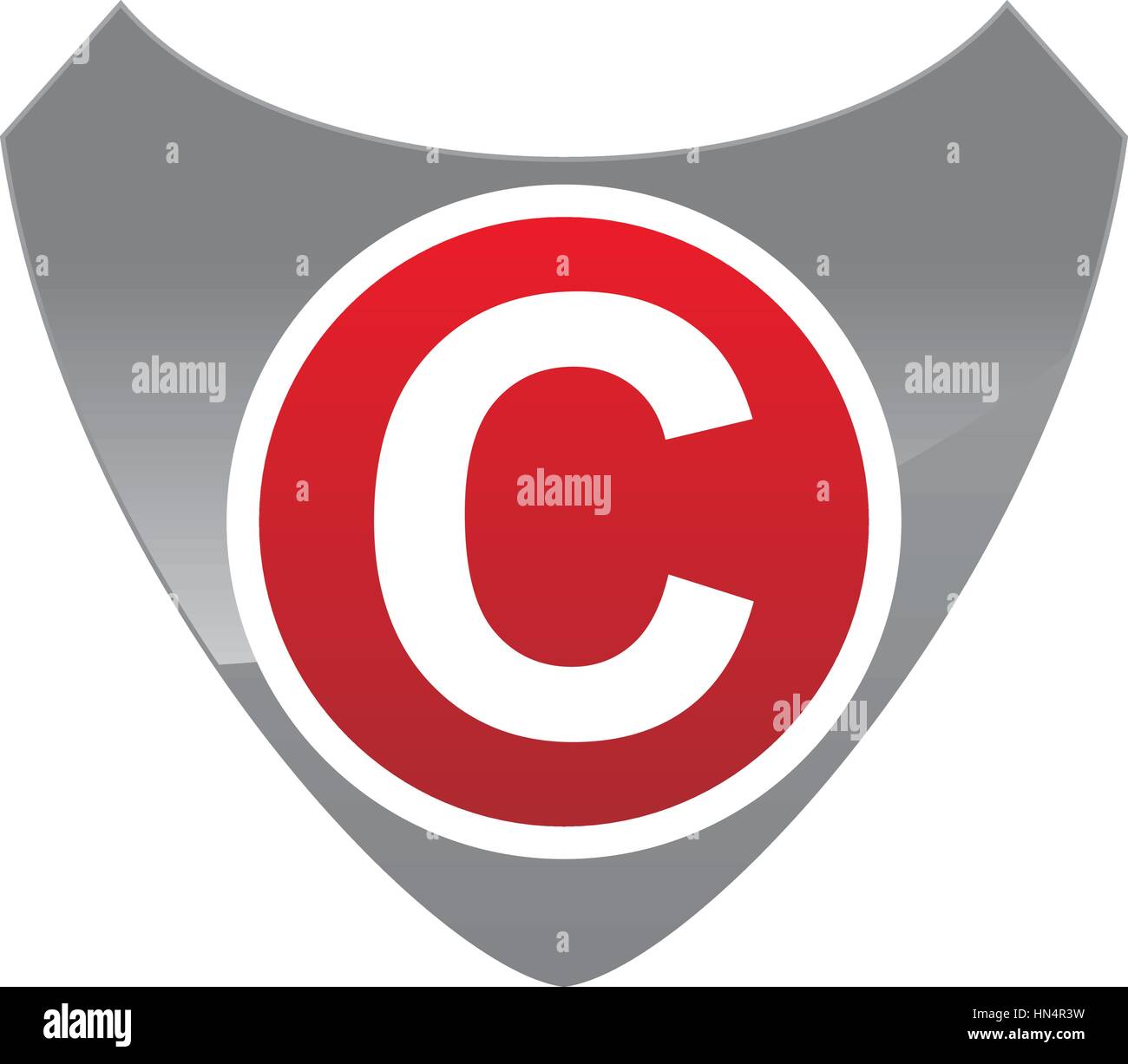 Modern Logo Shield Letter C Stock Vector Image & Art - Alamy