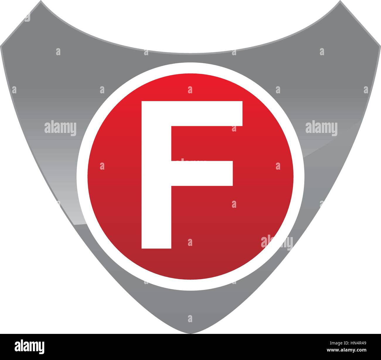 Modern Logo Shield Letter F Stock Vector Image & Art - Alamy