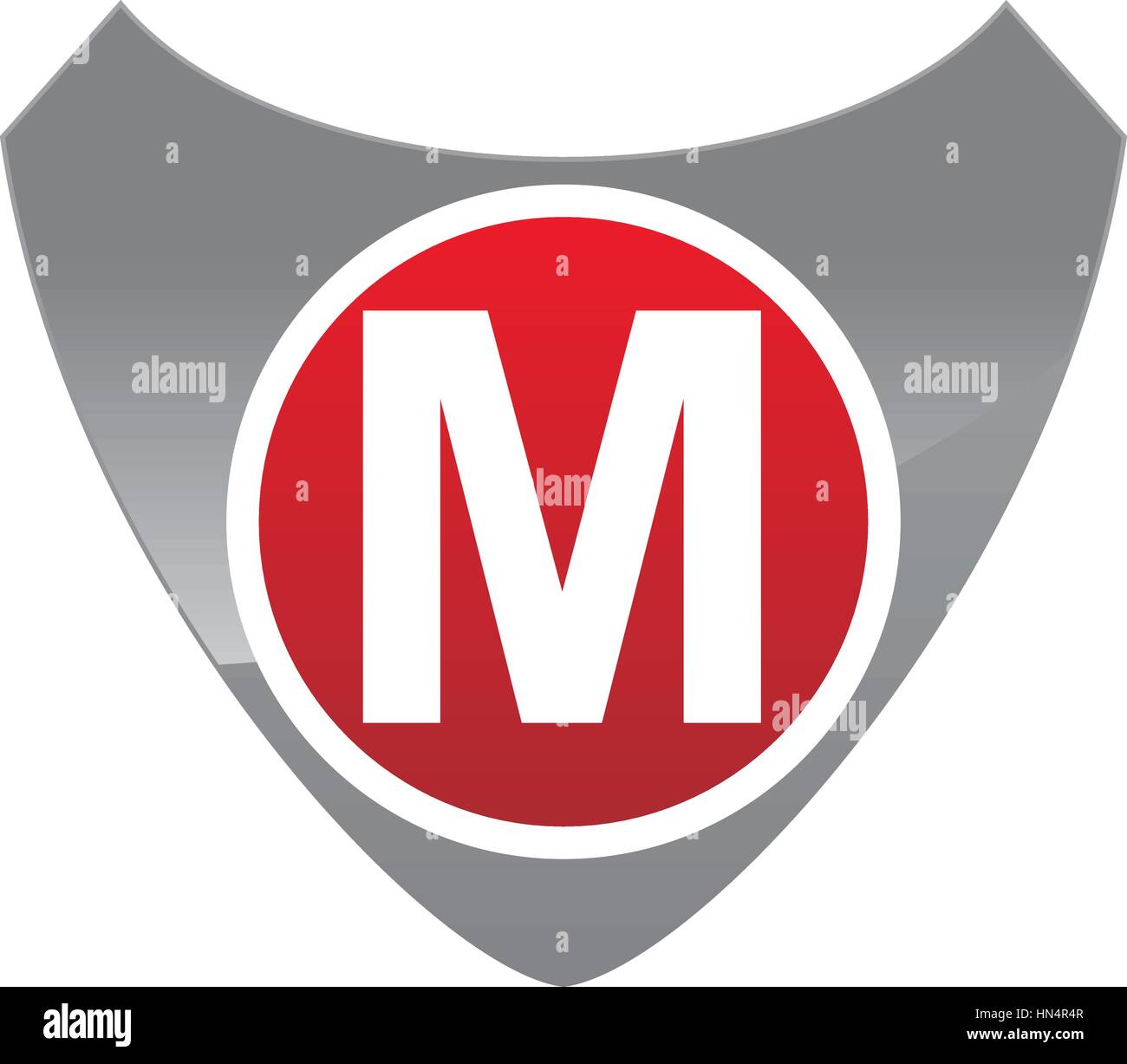 Shield letter m Stock Vector Images - Alamy