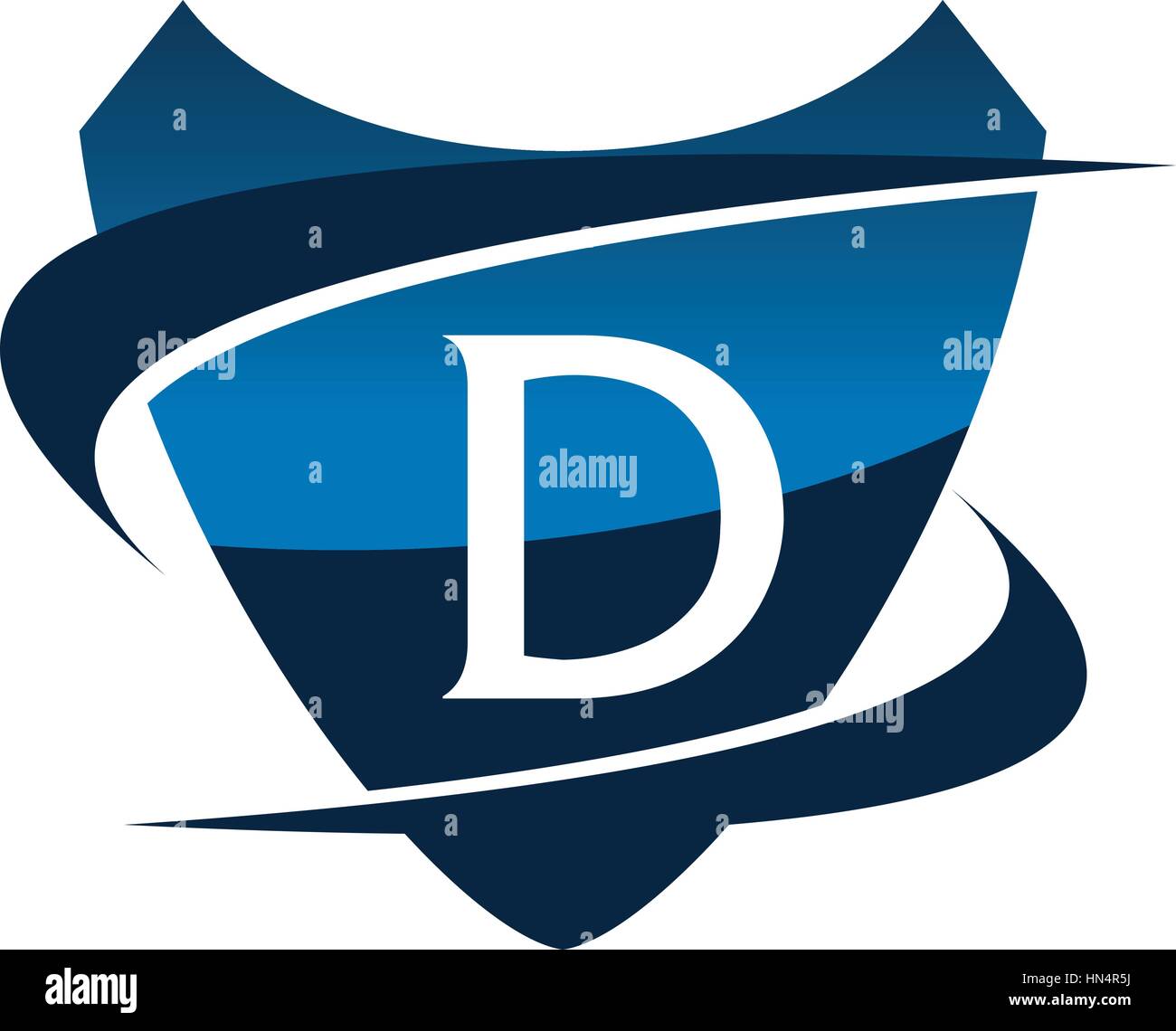 Modern Logo Shield Letter D Stock Vector Image & Art - Alamy