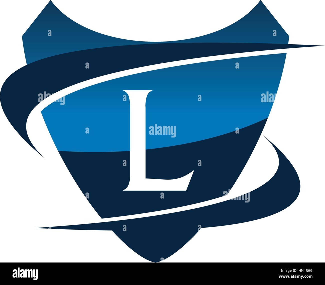 L l shield logo hi-res stock photography and images - Alamy
