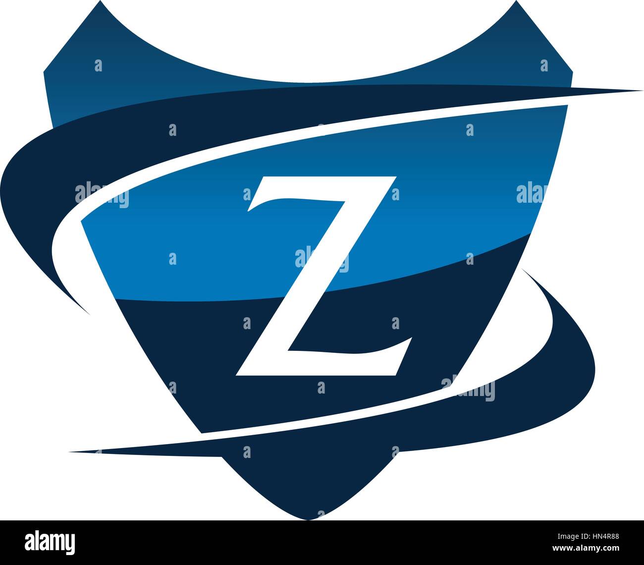 Modern Logo Shield Letter Z Stock Vector Image & Art - Alamy