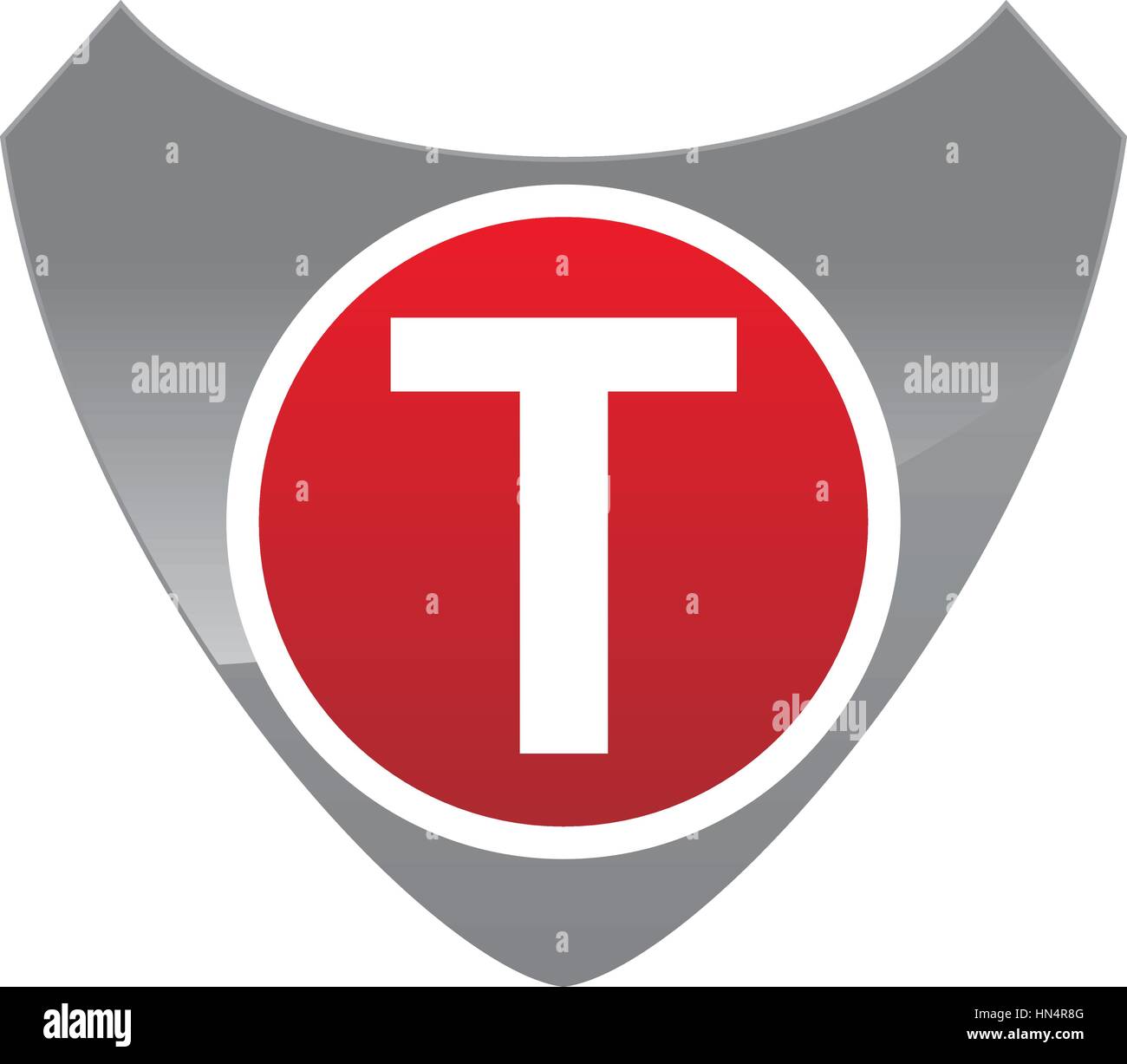Shield letter t Stock Vector Images - Alamy
