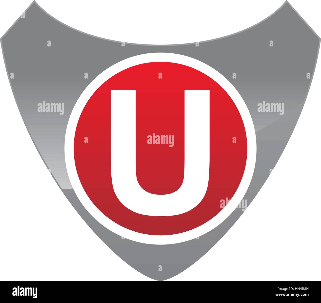 Modern Logo Shield Letter U Stock Vector Image & Art - Alamy
