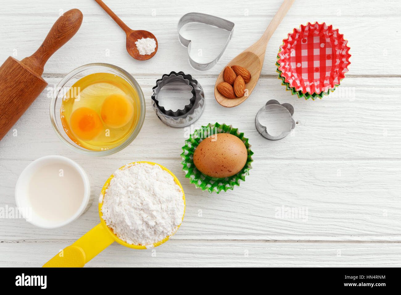 Food ingredients kitchen utensils hi-res stock photography and images ...