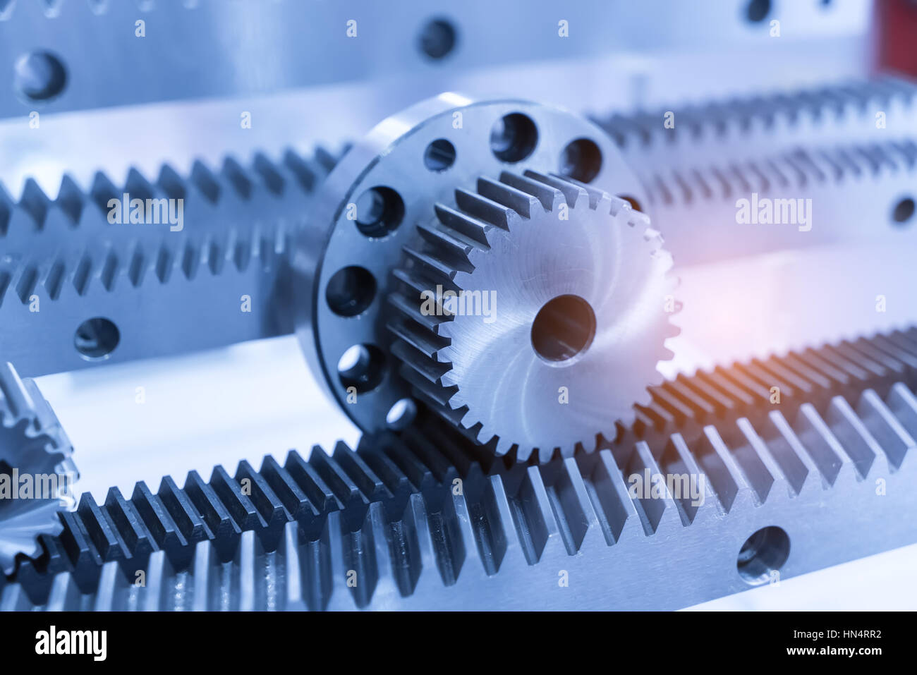 metal cog gears Stock Photo - Alamy