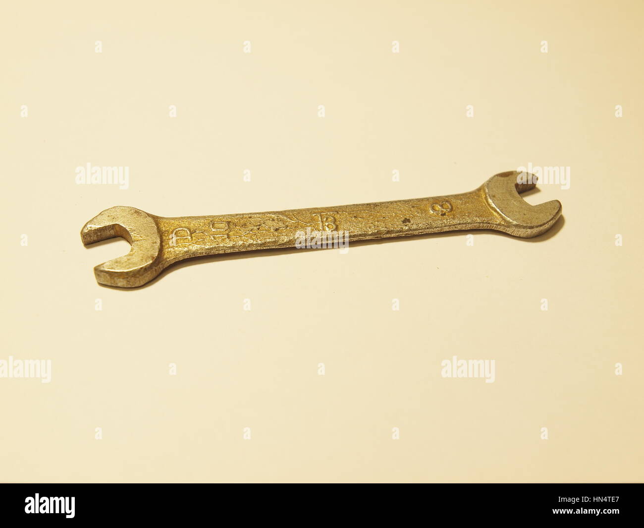 Wrench isolated on white Stock Photo - Alamy