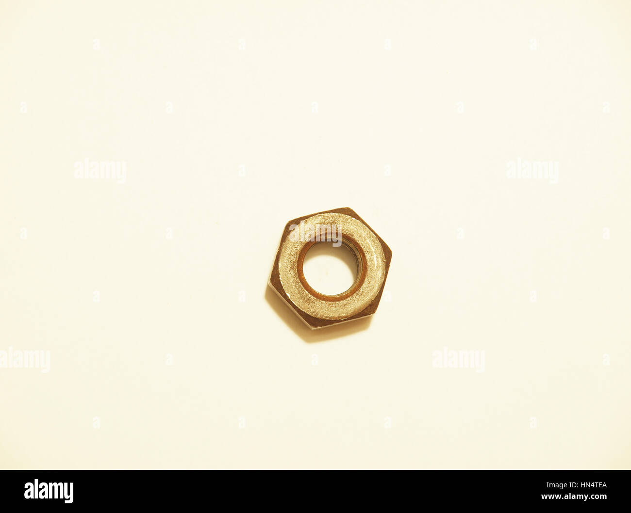 Steel nut top view hi-res stock photography and images - Alamy