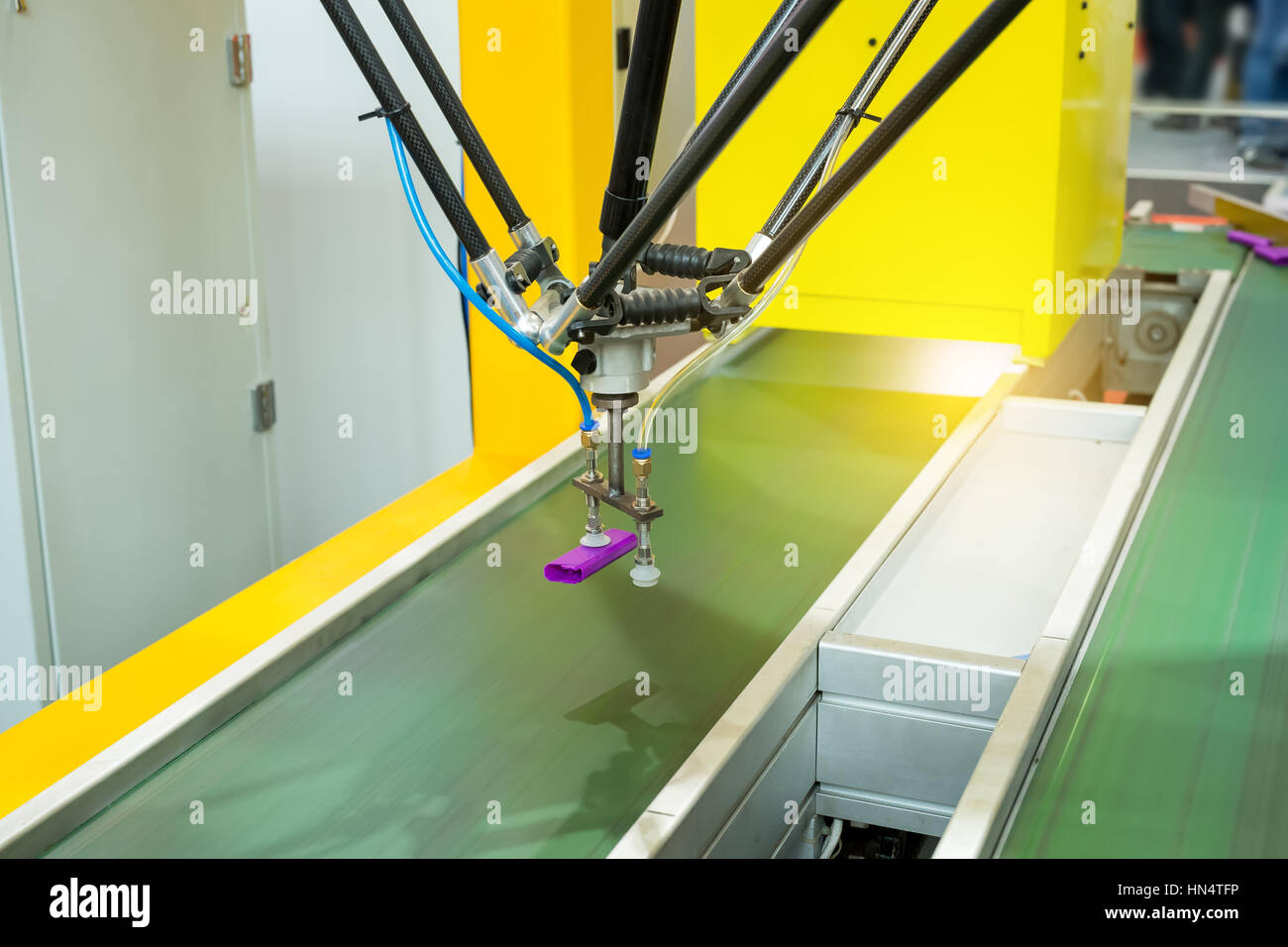 artificial intelligence machine at industrial manufacture factory Stock ...