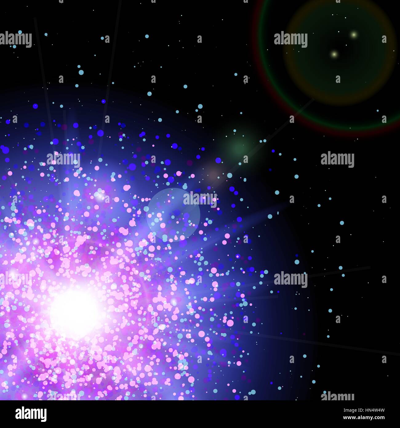 Earth from space night light Stock Vector Images - Alamy