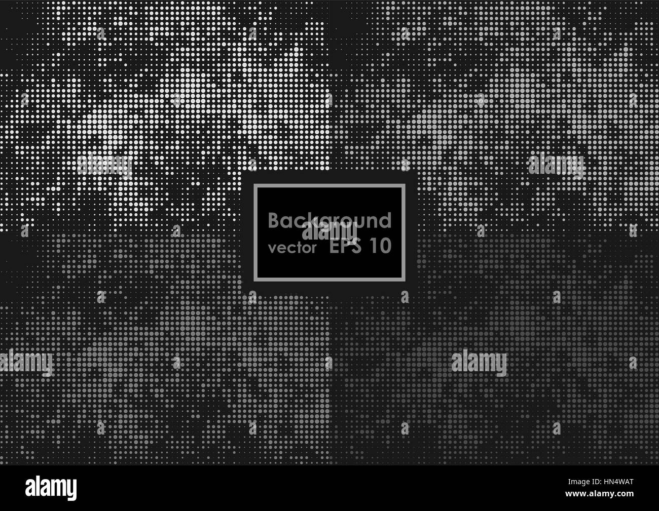 Vector Illustration With Four Halftone Patterns Colorful Abstract Vector Background Stock