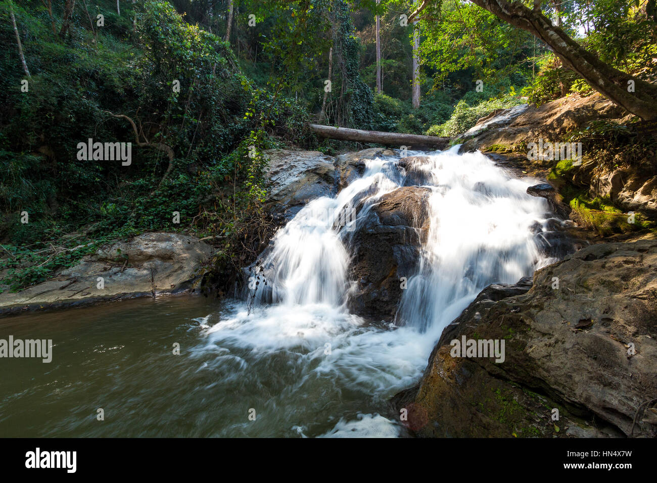Mae Sa Waterfall in Chiang Mai, Thailand Stock Photo - Alamy