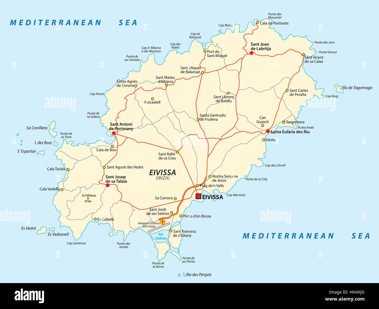 Mediterranean sea red sea map hi-res stock photography and images - Alamy