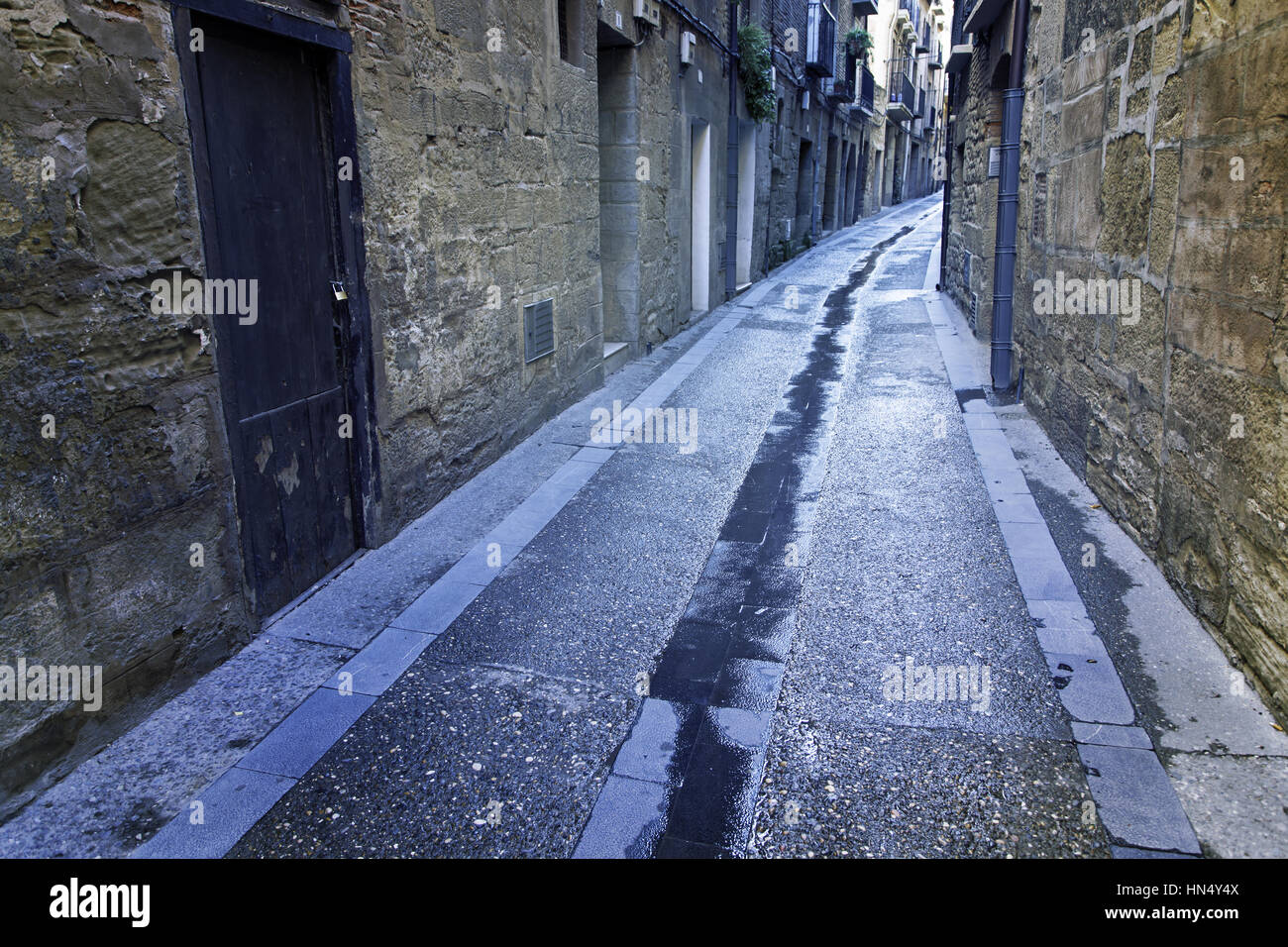 Old medieval alley, detail of a cobbled, ancient street Stock Photo - Alamy