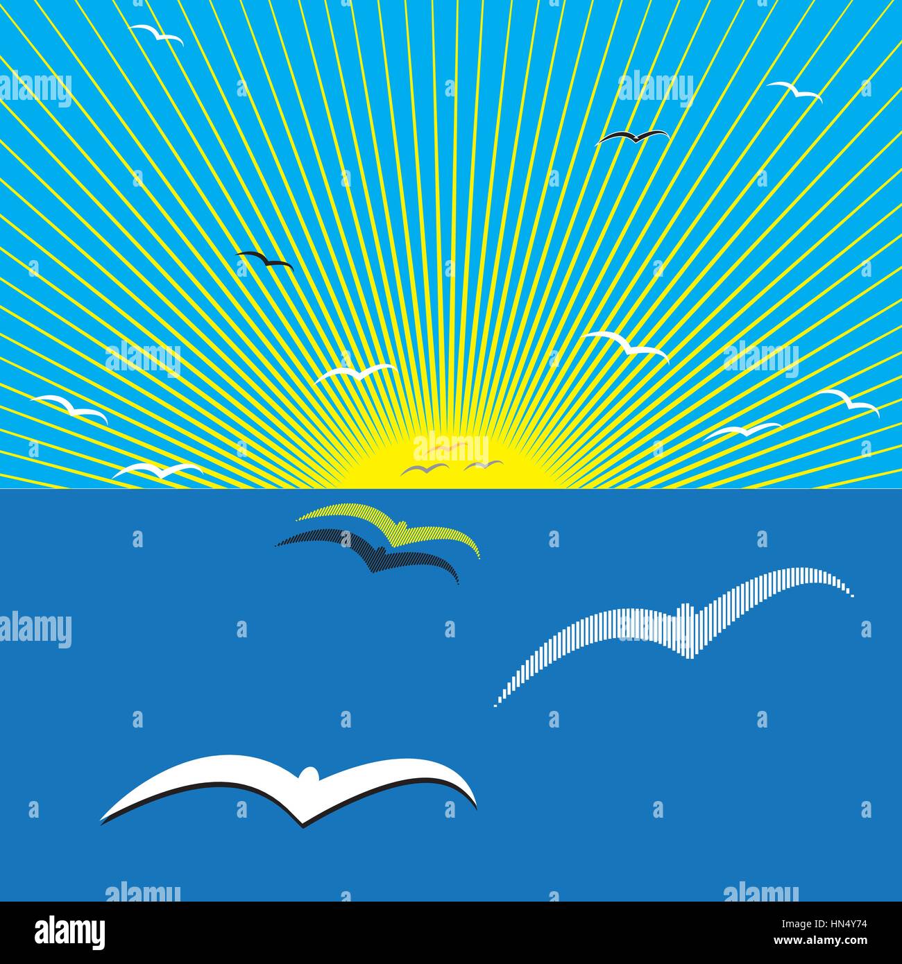 Sun shadow light beauty Stock Vector Images - Alamy