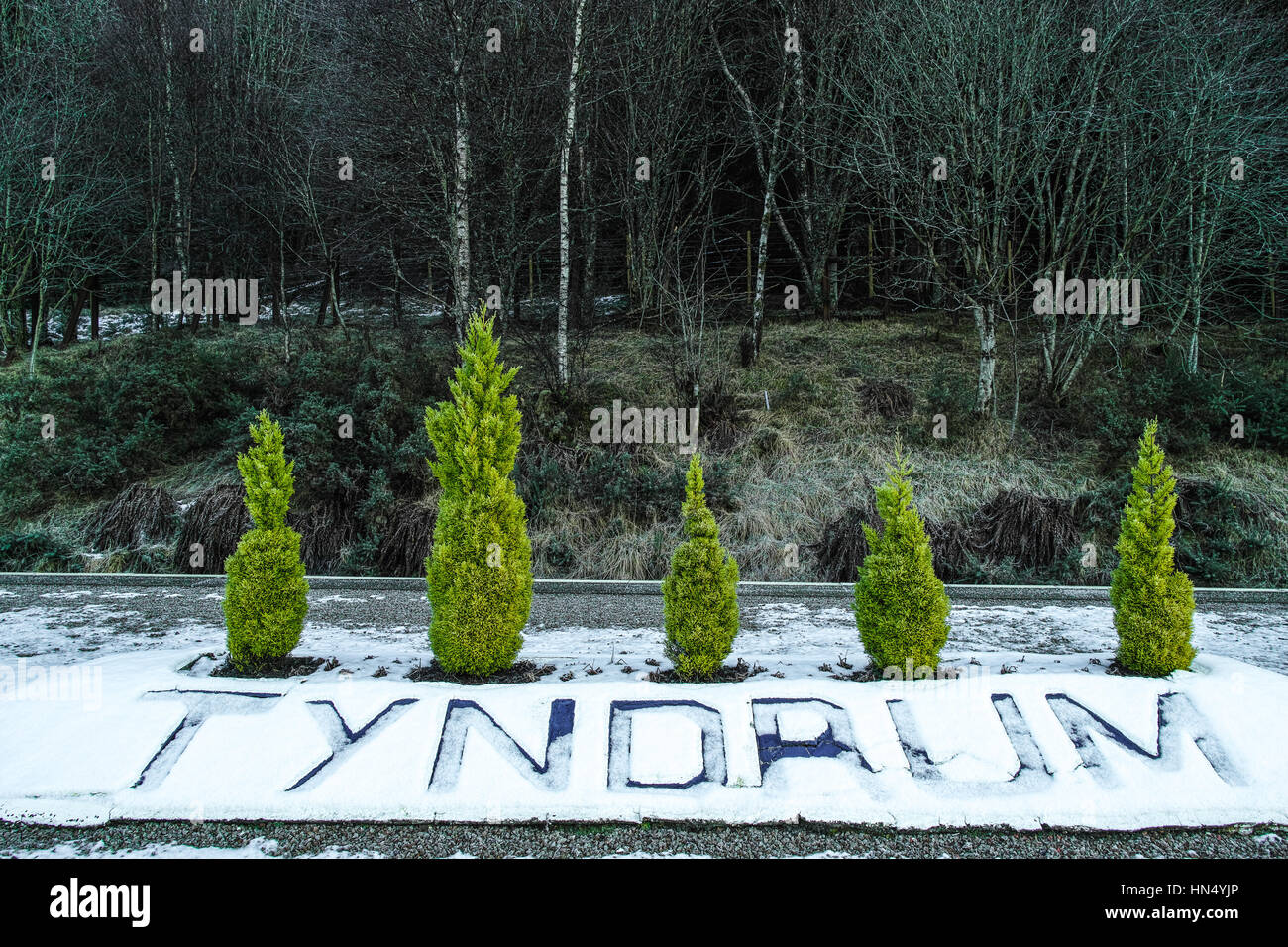 Upper Tyndrum rail station, scottish highllands, Britain Stock Photo ...