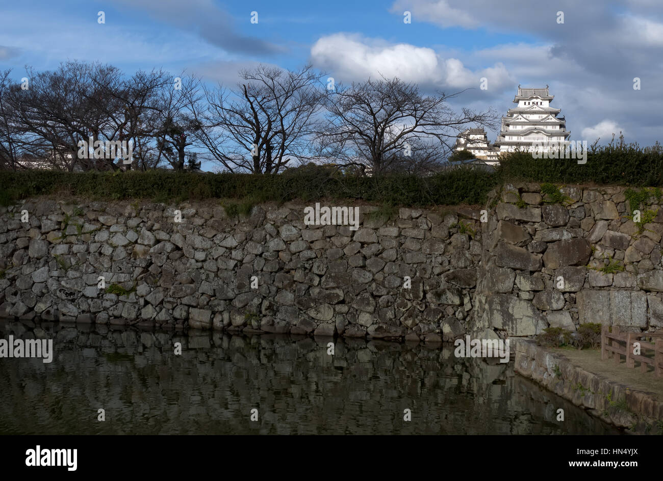 Himeji castle, a Japanese complex located in Himeji, Japan, Asia. Asian ...