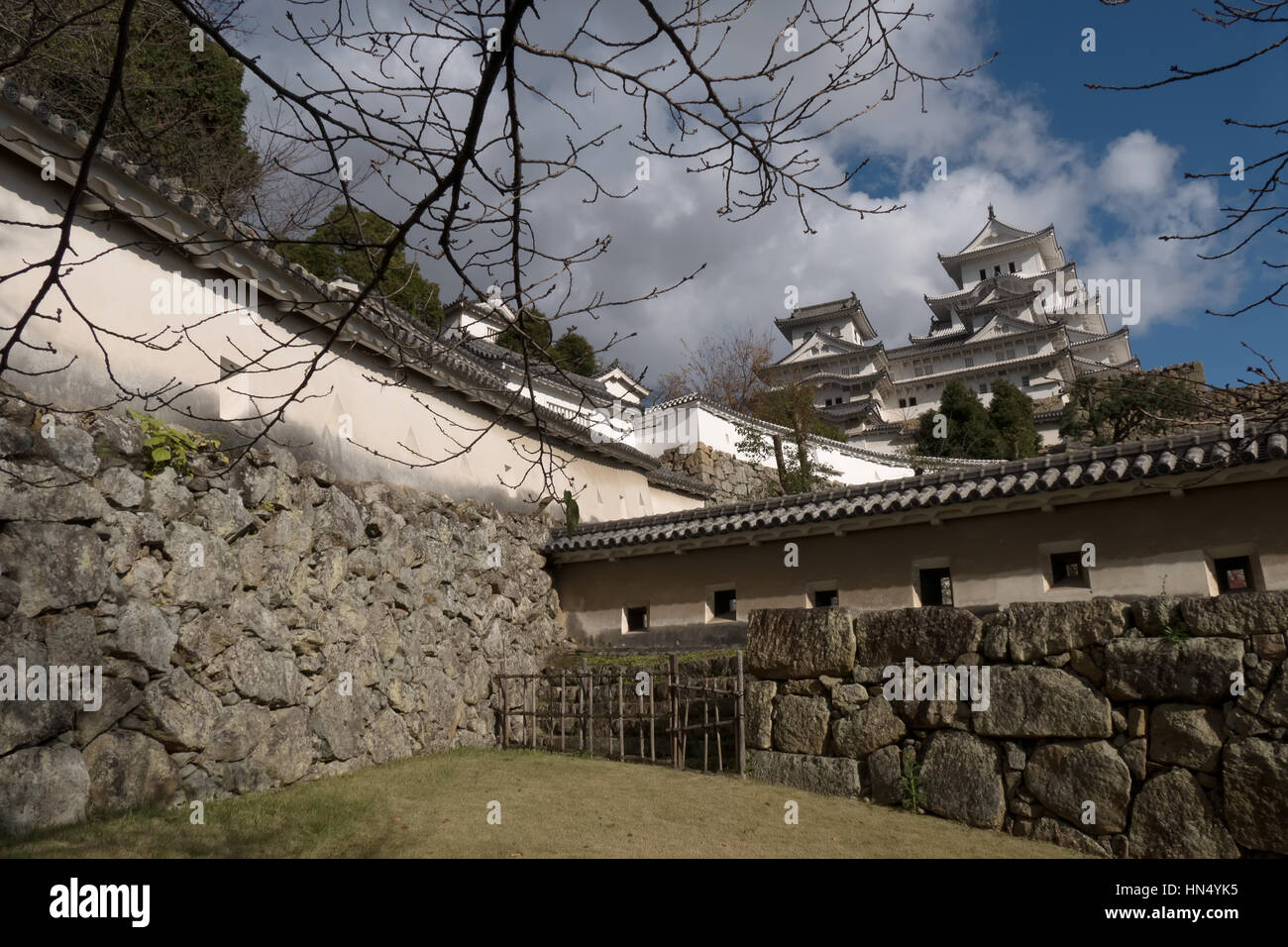 Himeji castle, a Japanese complex located in Himeji, Japan, Asia. Asian ...