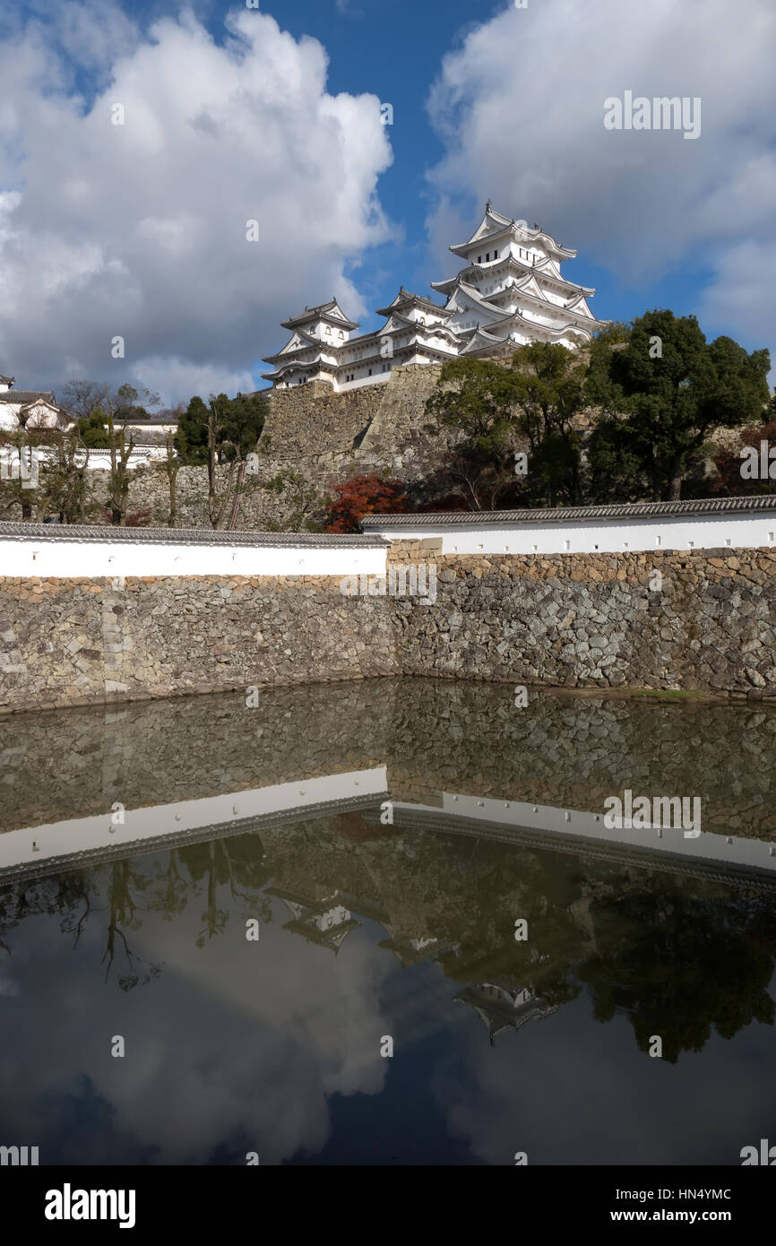 Himeji castle, a Japanese complex located in Himeji, Japan, Asia. Asian ...