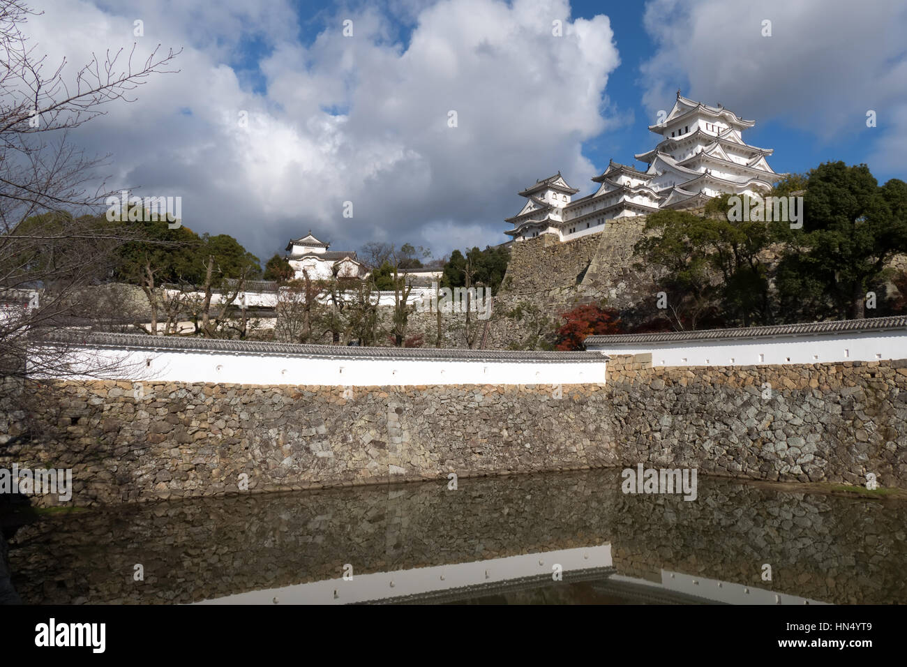 Himeji castle, a Japanese complex located in Himeji, Japan, Asia. Asian ...