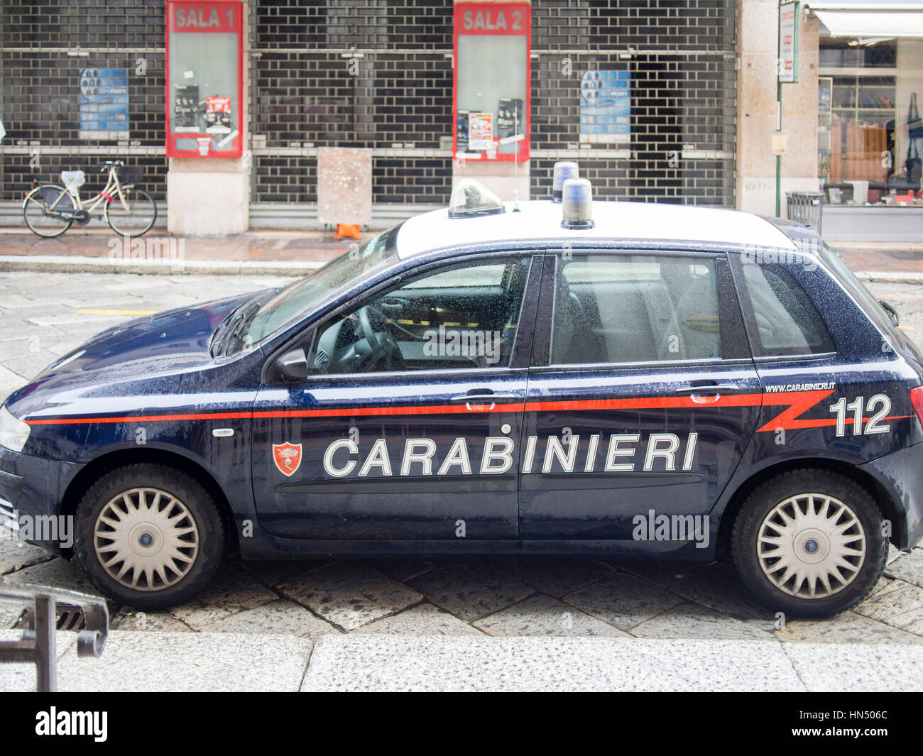Italian Police Car Stock Photos & Italian Police Car Stock Images - Alamy