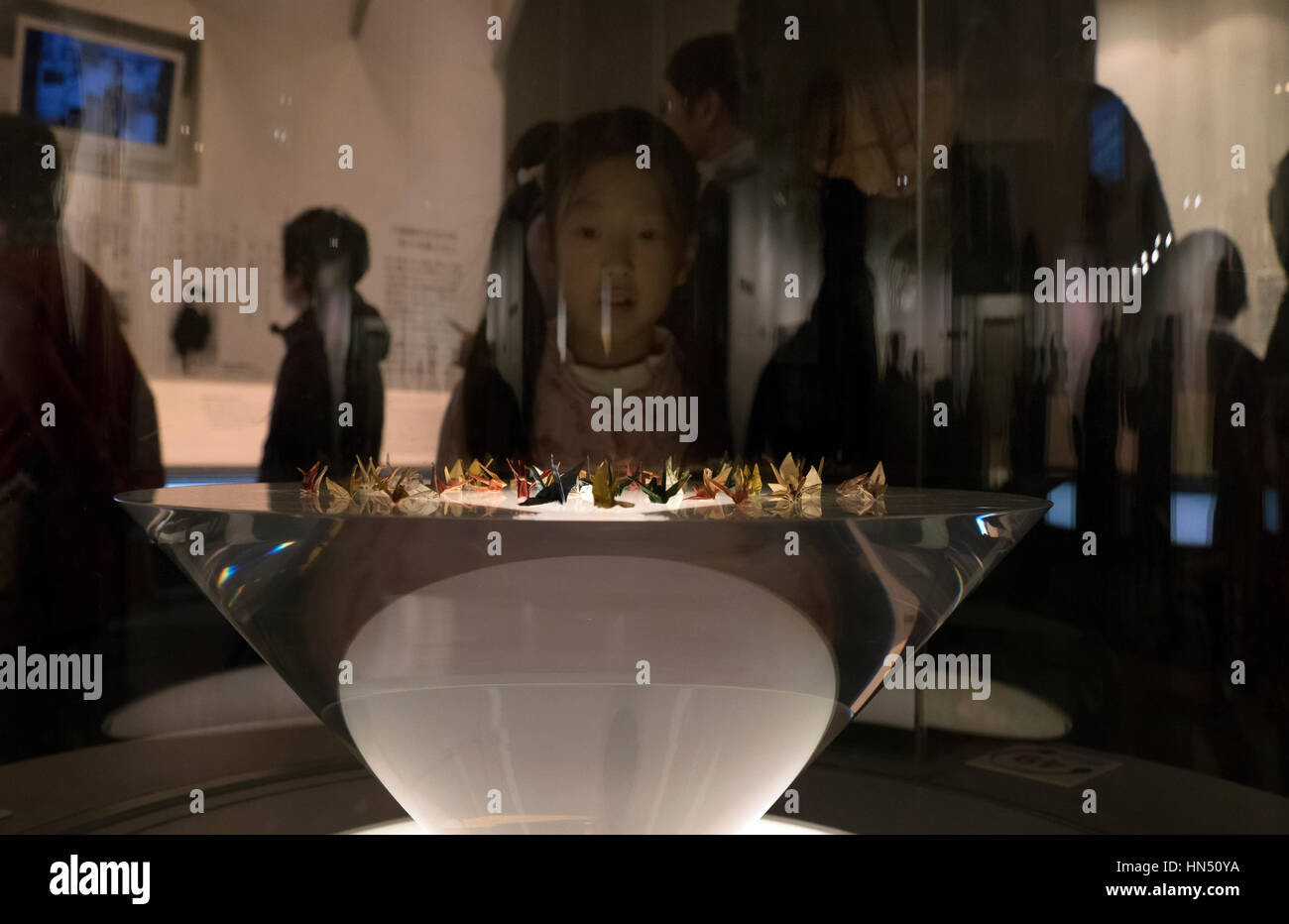 Hiroshima Peace Memorial Museum in the Peace Memorial Park. Hiroshima ...