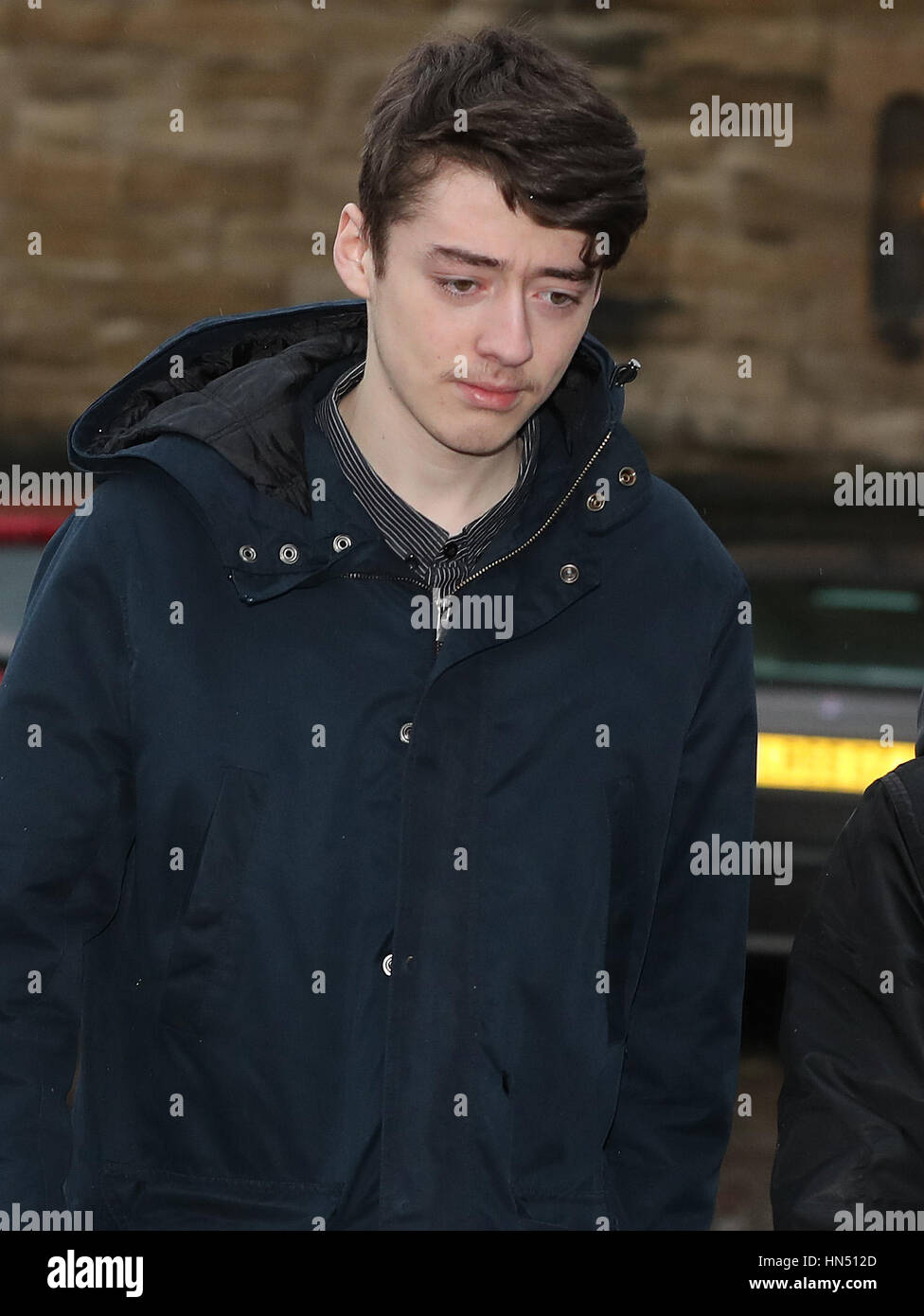 Michael March arrives at Newcastle Crown Court, sitting at Moot Hall ...