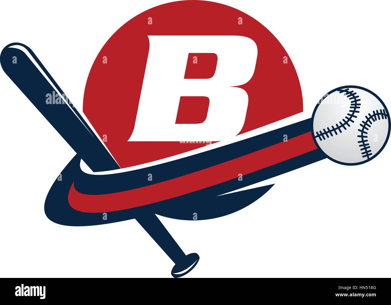 Base Ball Letter B Stock Vector Image & Art - Alamy