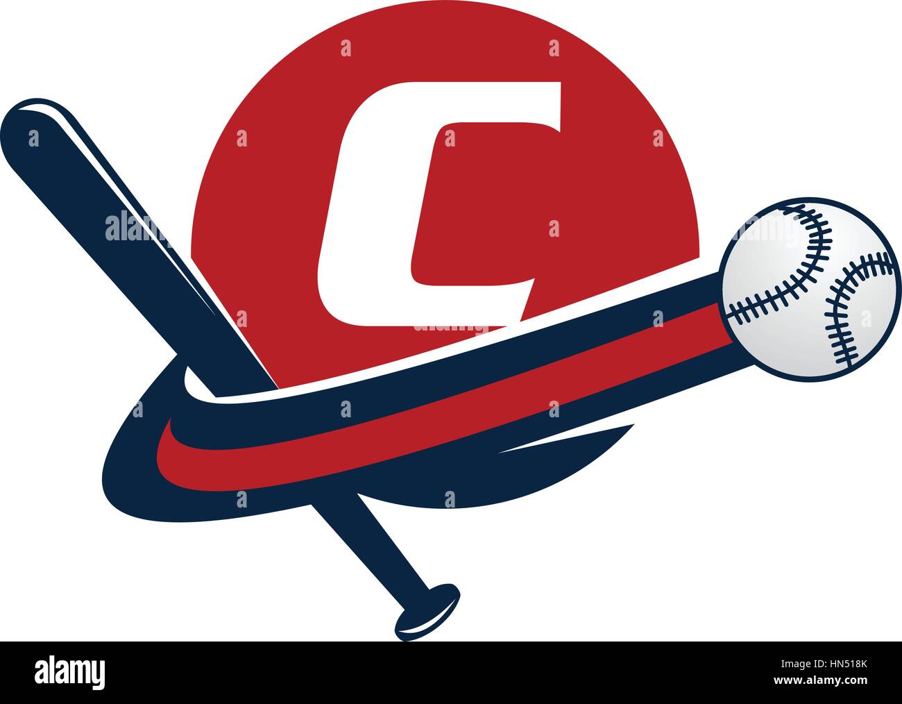 Base Ball Letter C Stock Vector Image & Art - Alamy
