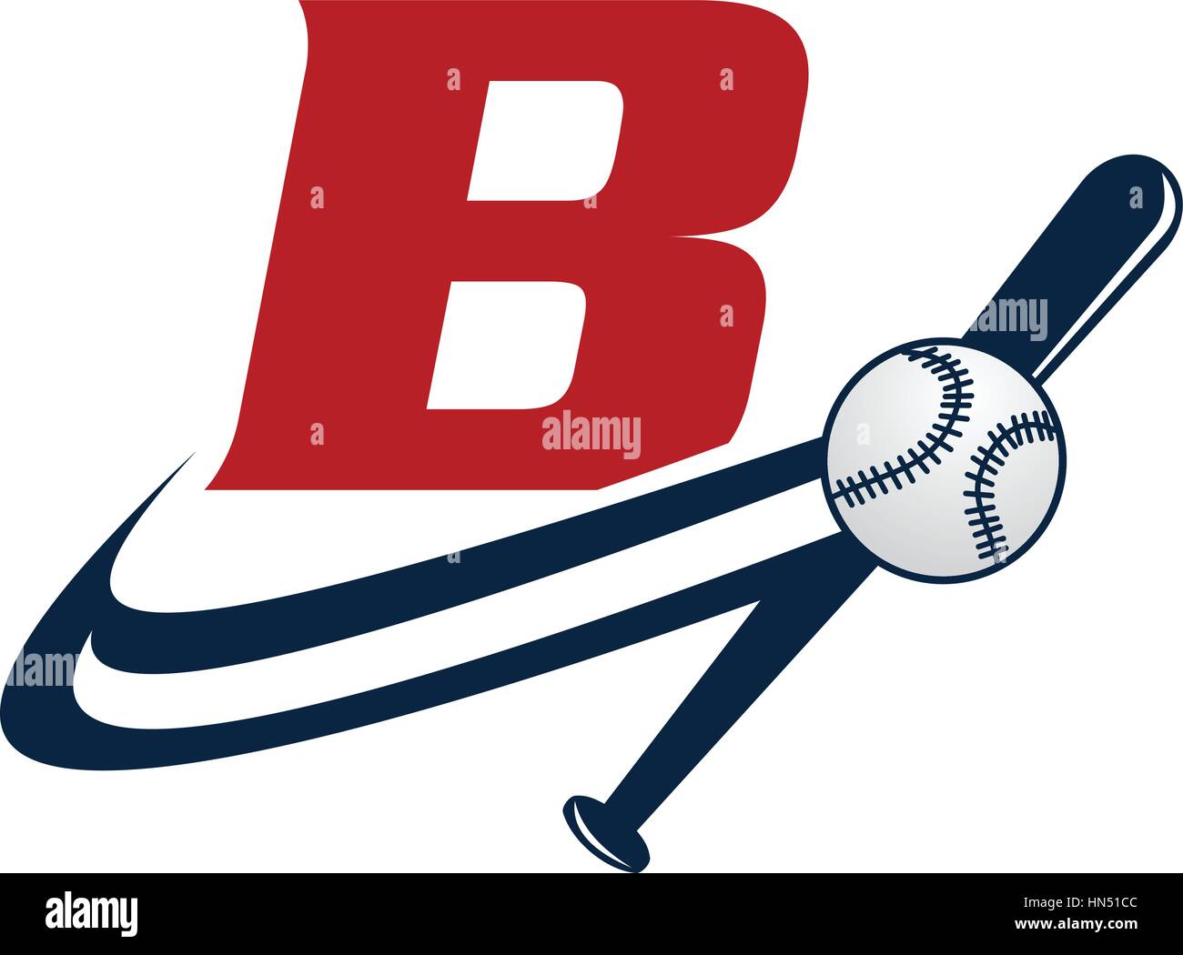 Base Ball Letter B Stock Vector Image & Art - Alamy