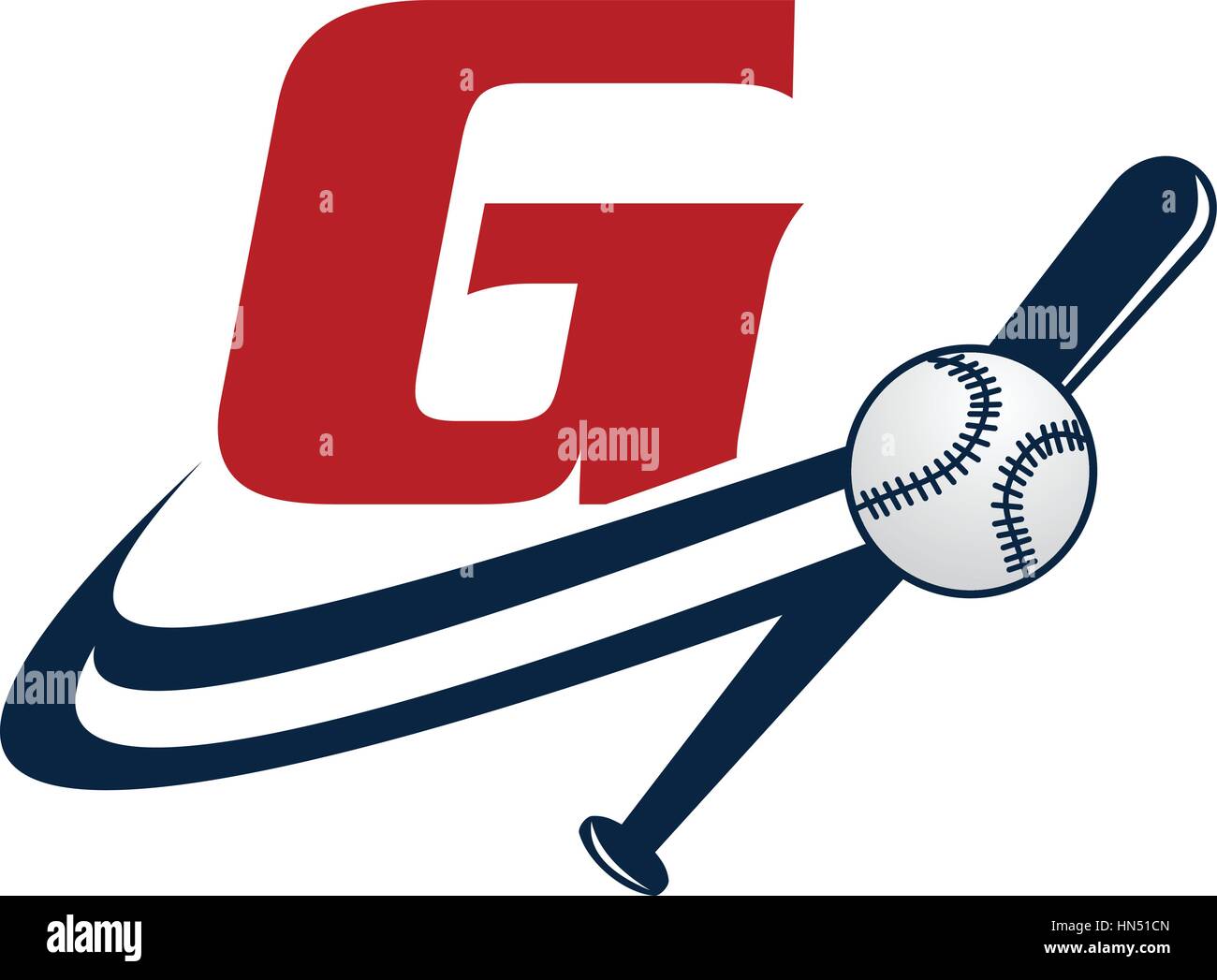 Base Ball Letter G Stock Vector Image & Art - Alamy