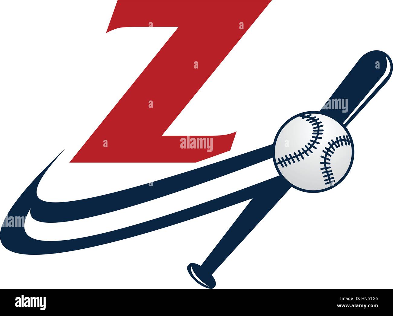 Base Ball Letter Z Stock Vector Image & Art - Alamy