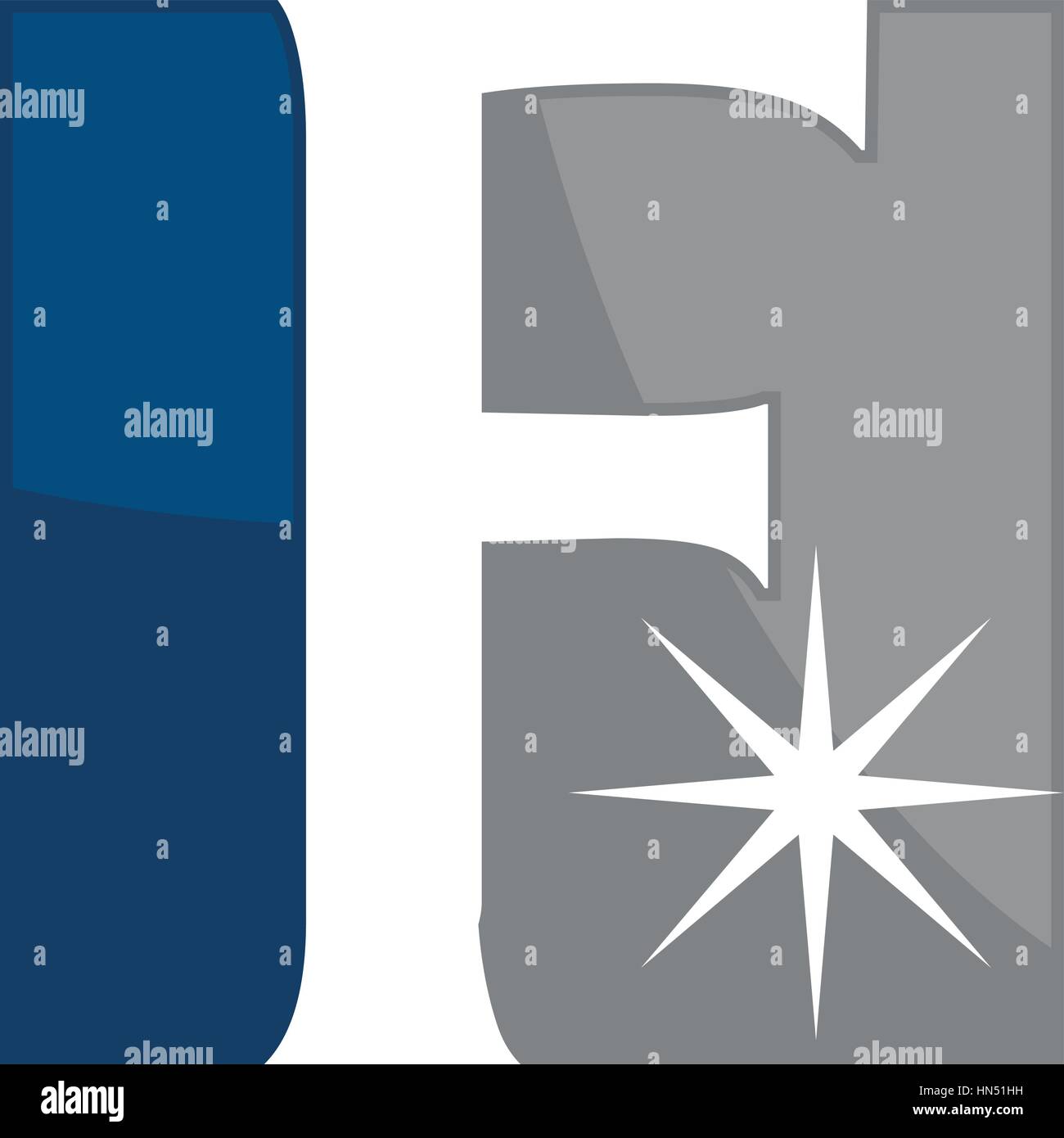 Star Swoosh Letter F Stock Vector Image & Art - Alamy