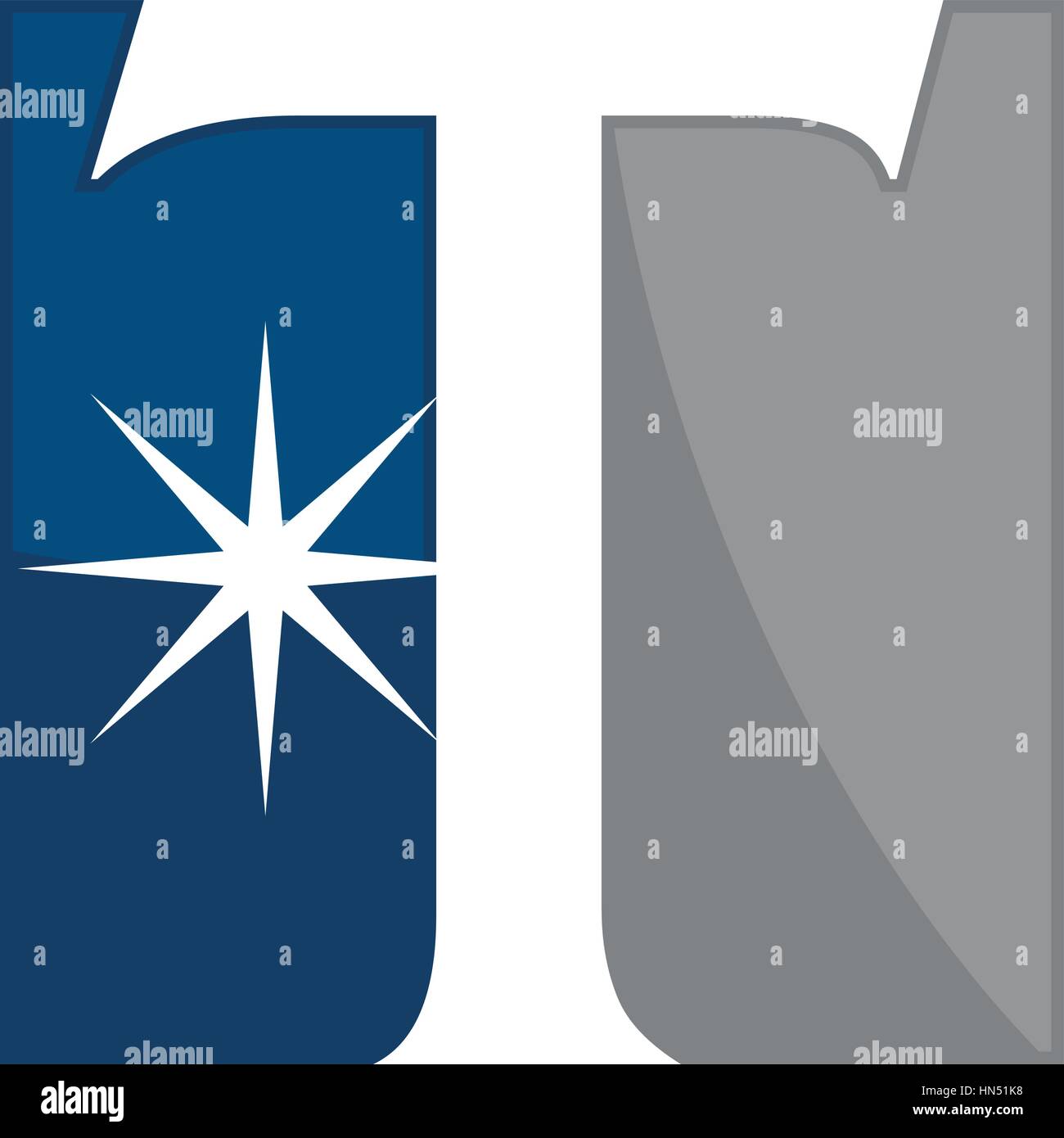 Star Swoosh Letter T Stock Vector Image & Art - Alamy