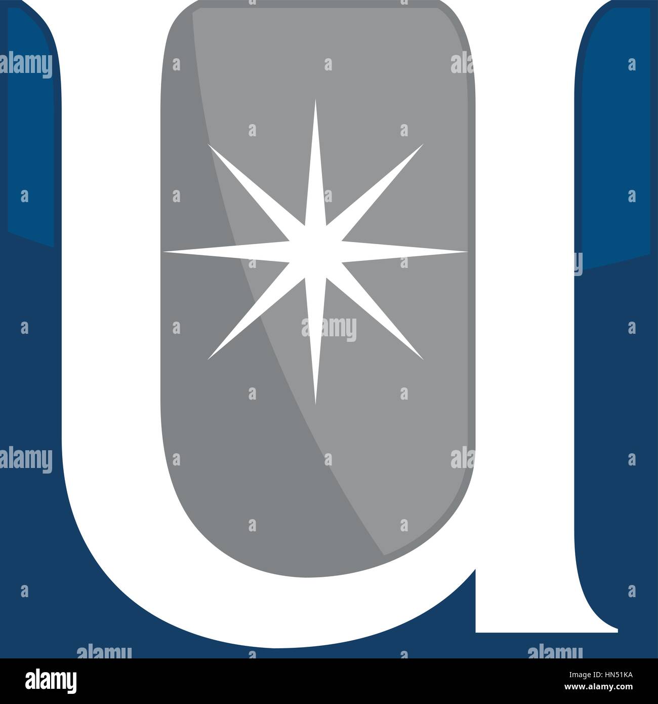 Star Swoosh Letter U Stock Vector Image & Art - Alamy