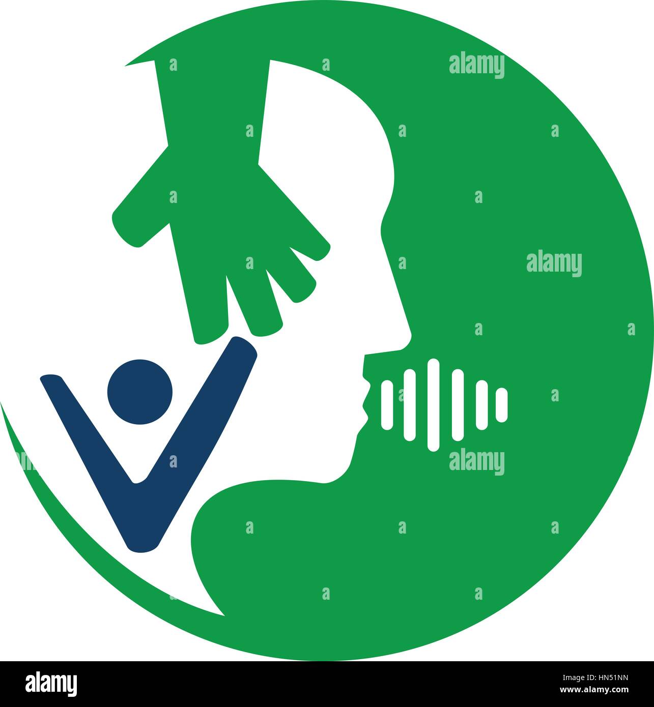 Speech disorders Stock Vector Images - Alamy