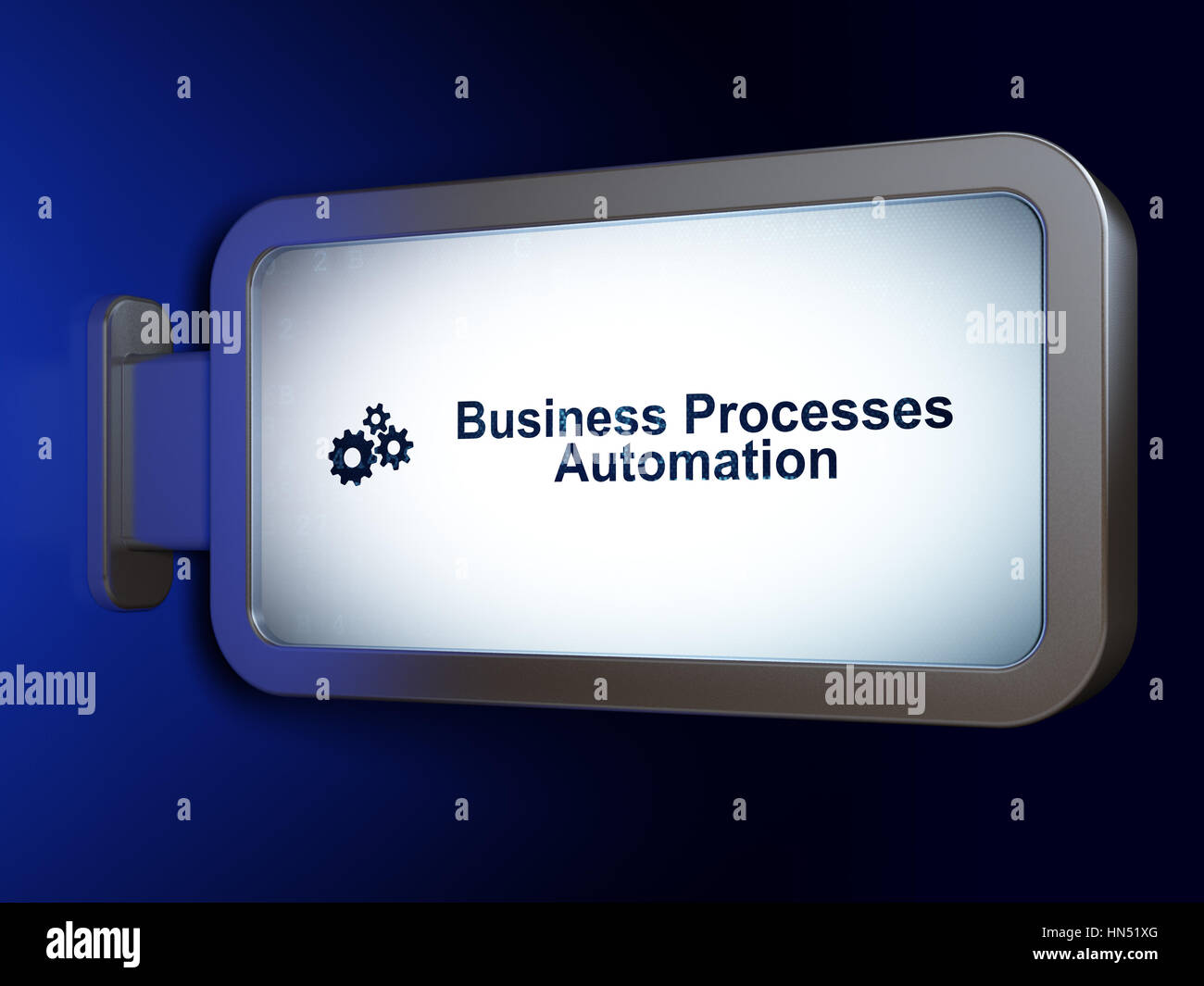 Business concept: Business Processes Automation and Gears on ...