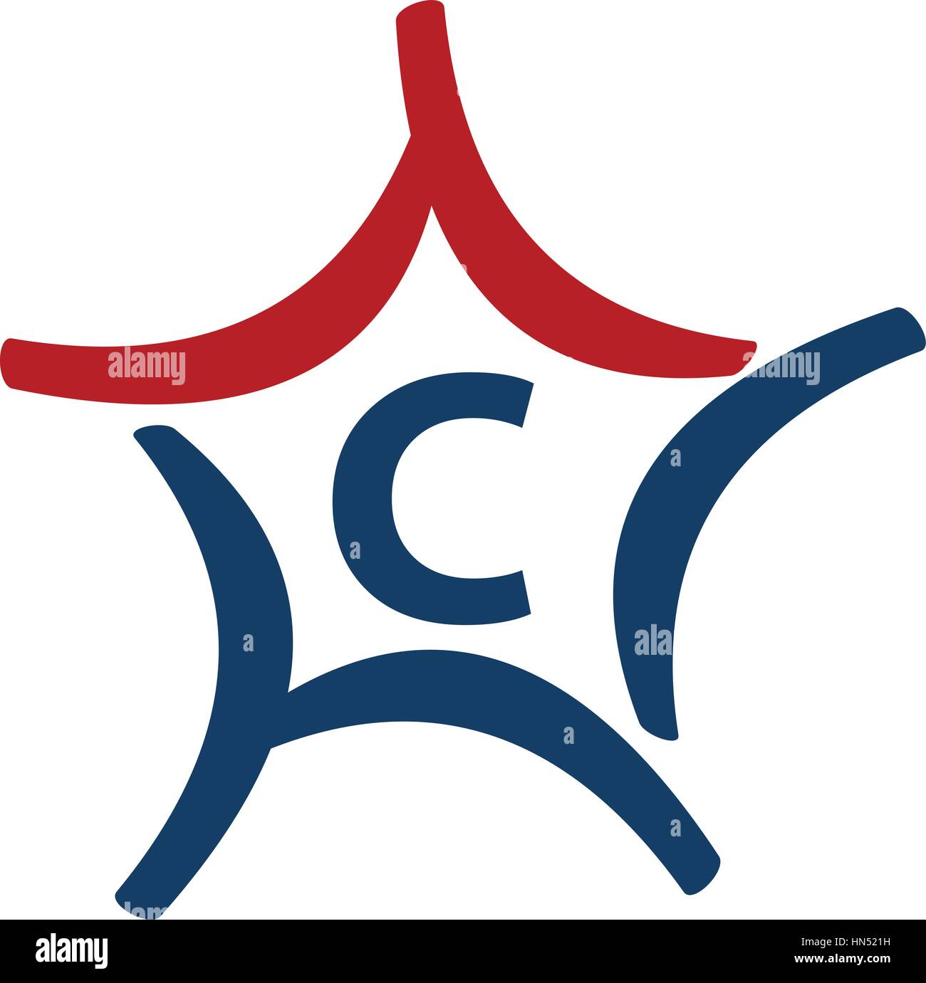 Star Letter C Stock Vector Image & Art - Alamy