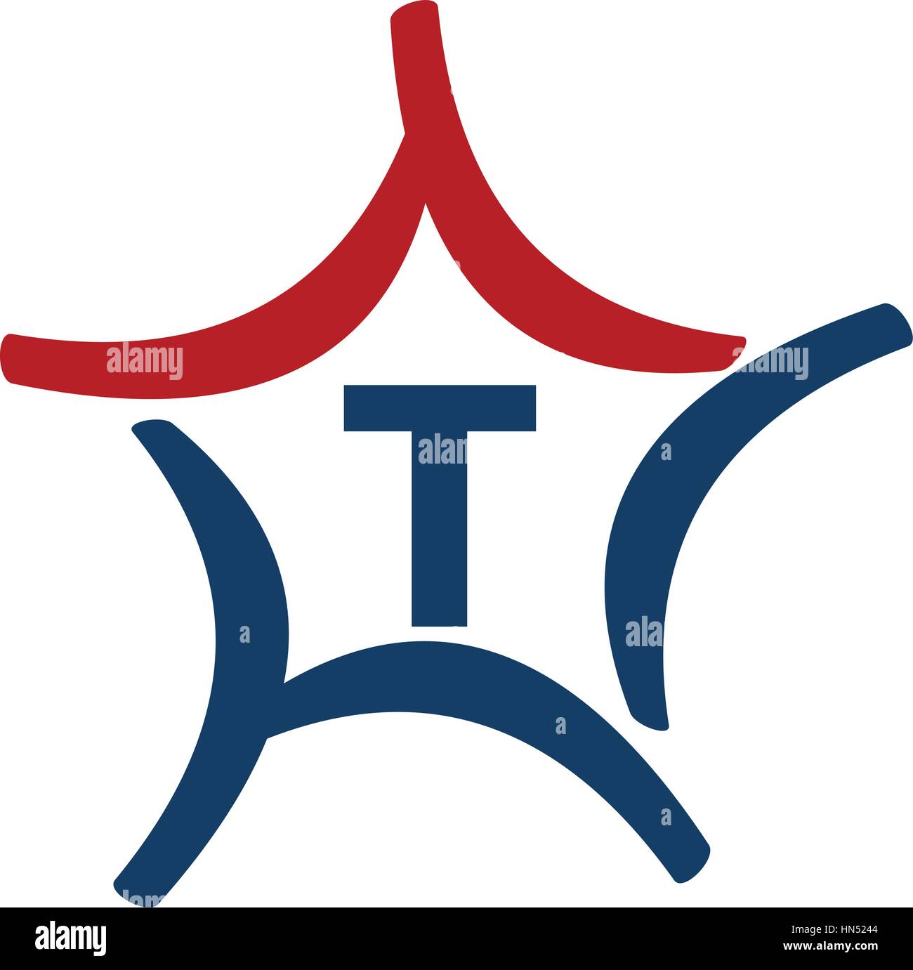 Star Letter T Stock Vector Image & Art - Alamy