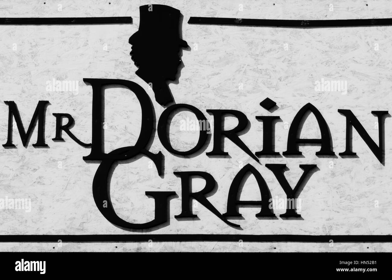 Dorian gray portrait Black and White Stock Photos & Images - Alamy