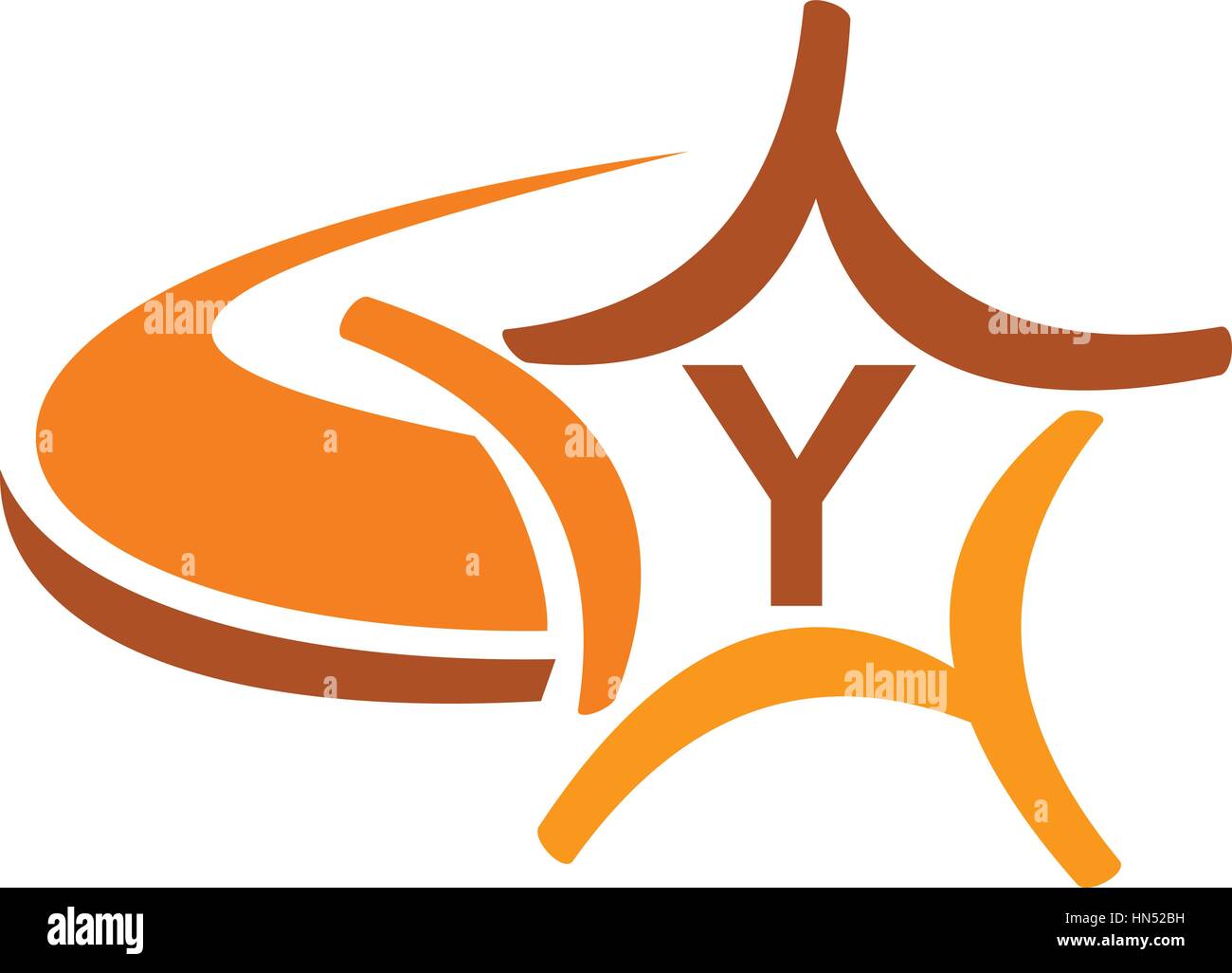 Star Swoosh Letter Y Stock Vector Image & Art - Alamy