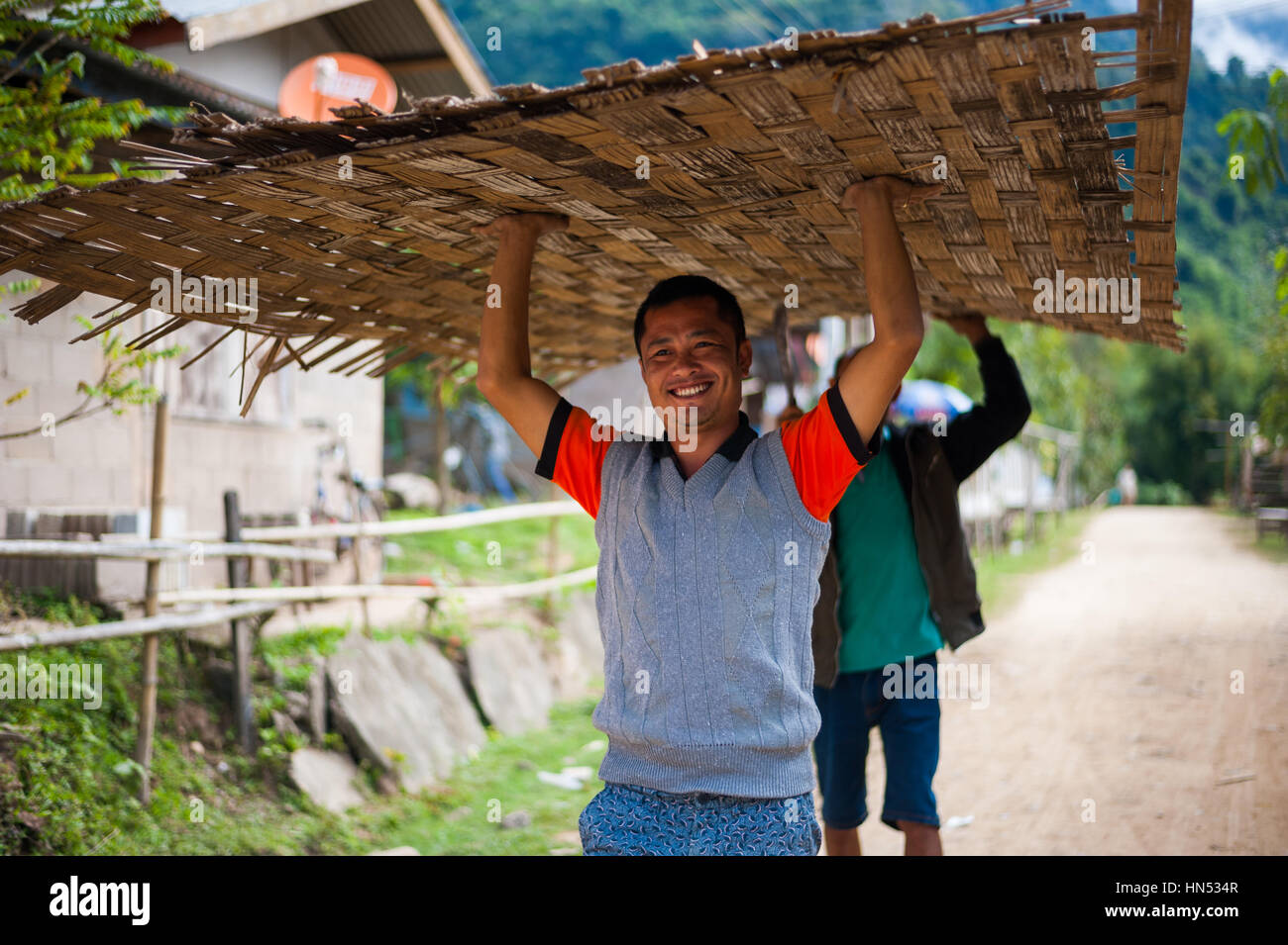 Local people in Laos Stock Photo - Alamy