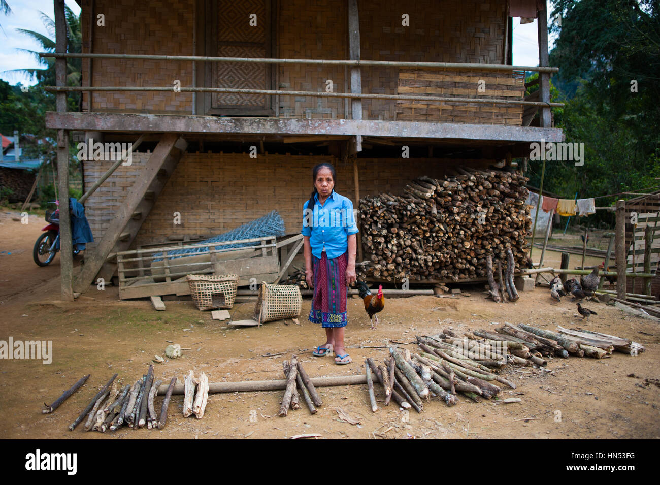 Laos tribe woman hi-res stock photography and images - Alamy