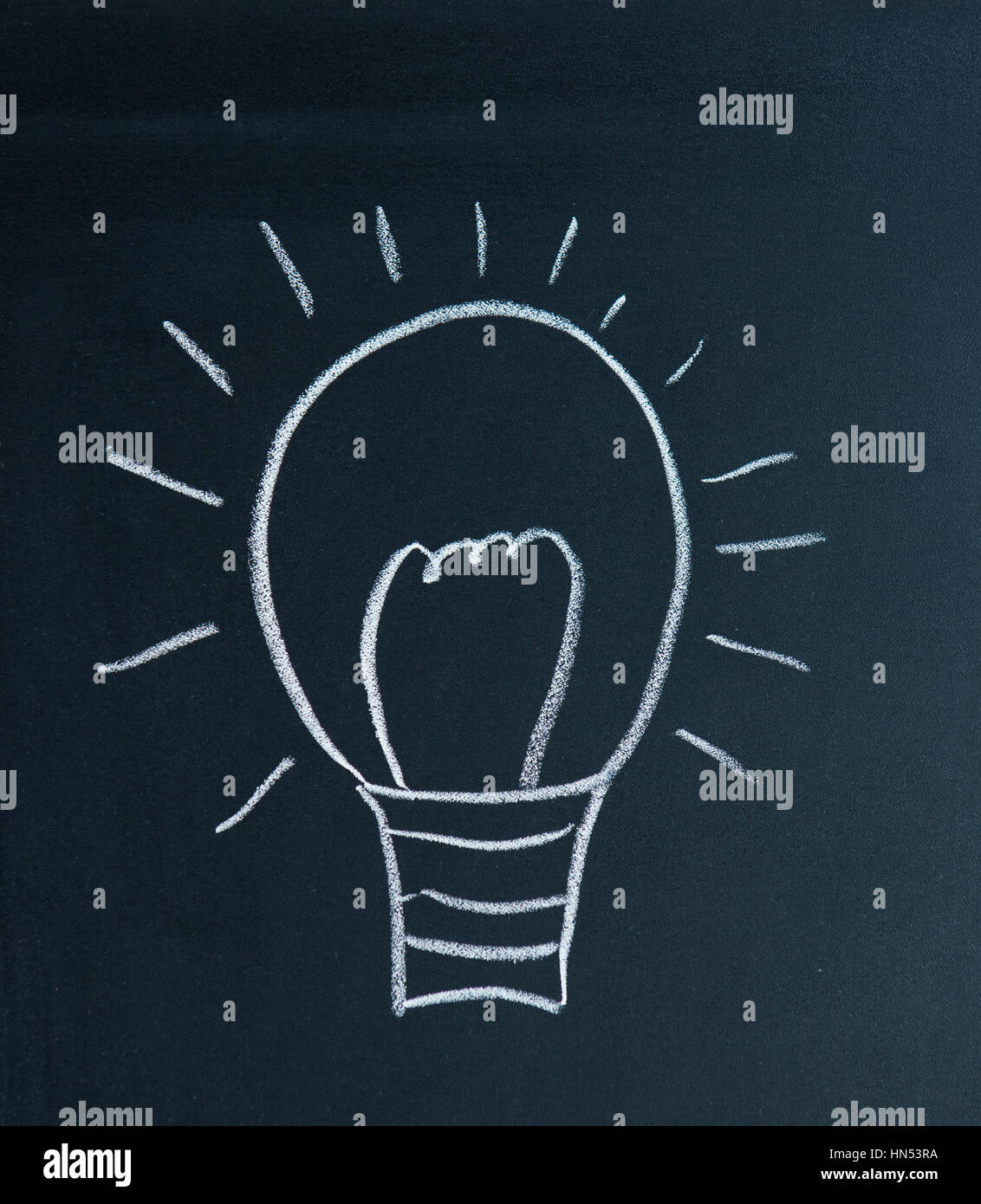 Light bulb drawn Stock Photo - Alamy